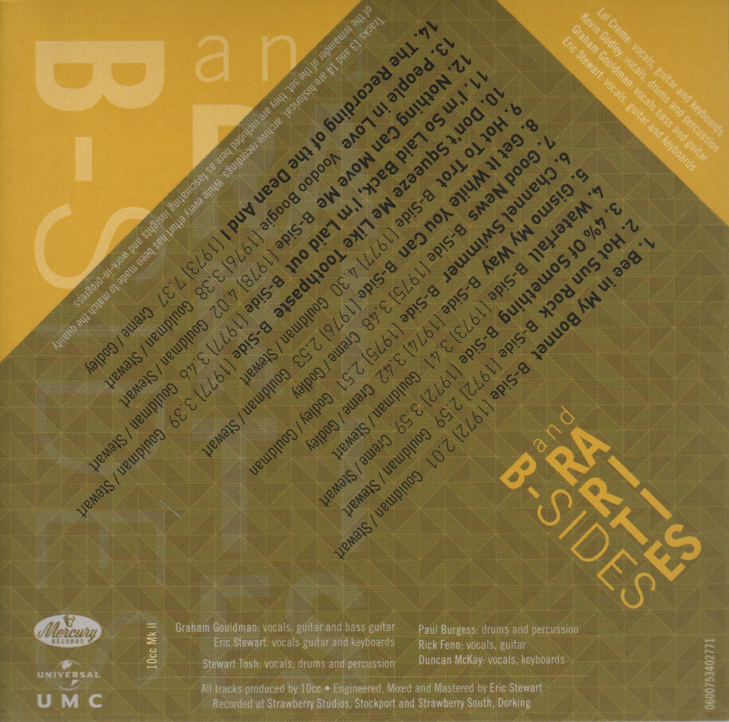 10CC Tenology Box Set CD 4 back | CD Covers | Cover Century | Over 1. ...