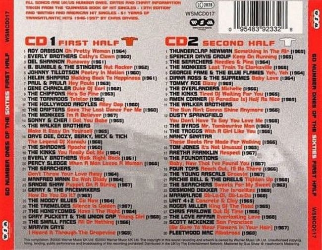 60 number ones of the sixties cd1 u cd2 b1 | CD Covers | Cover Century ...