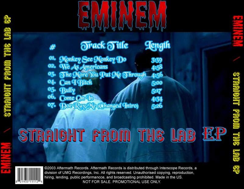 eminem straight from the lab ep b | CD Covers | Cover Century | Over 1. ...
