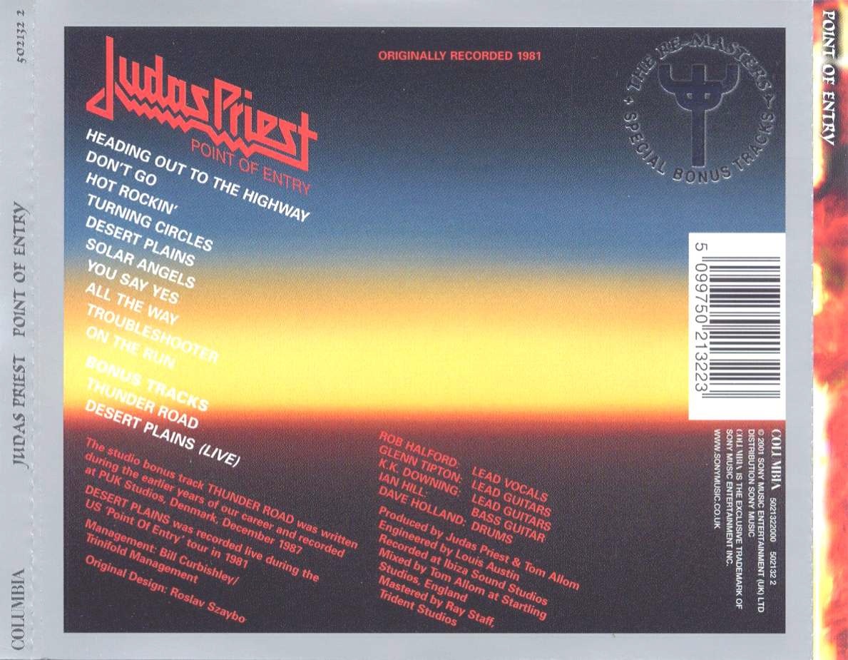 Point Of Entry Judas Priest