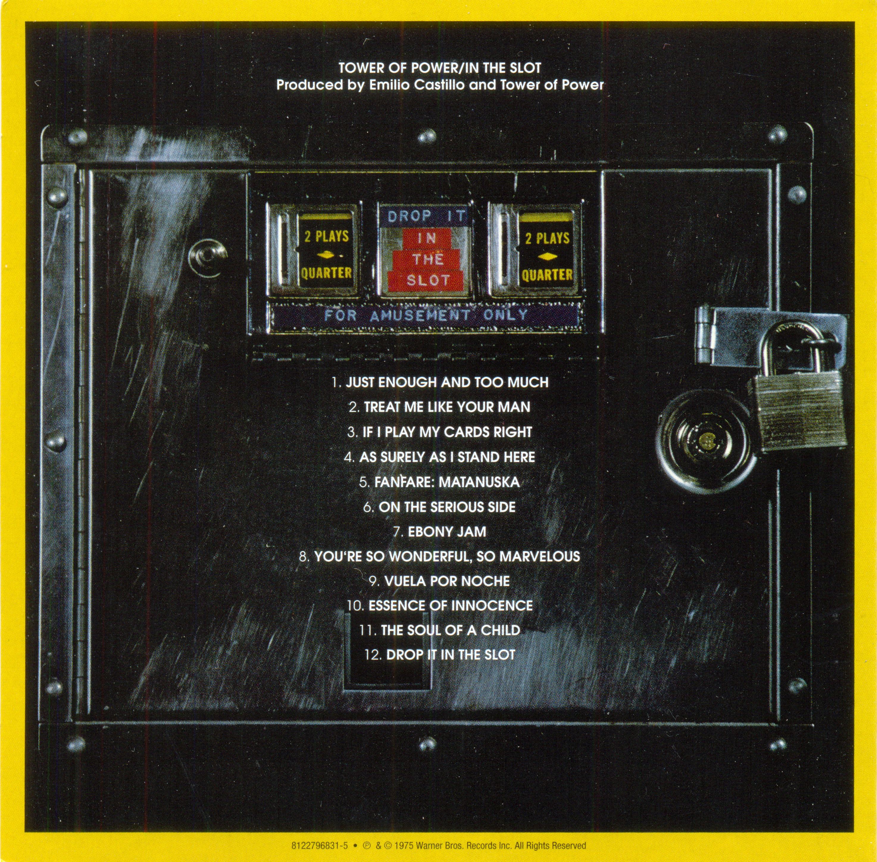 Tower Of Power Original Album Series In The Slot back | CD Covers ...