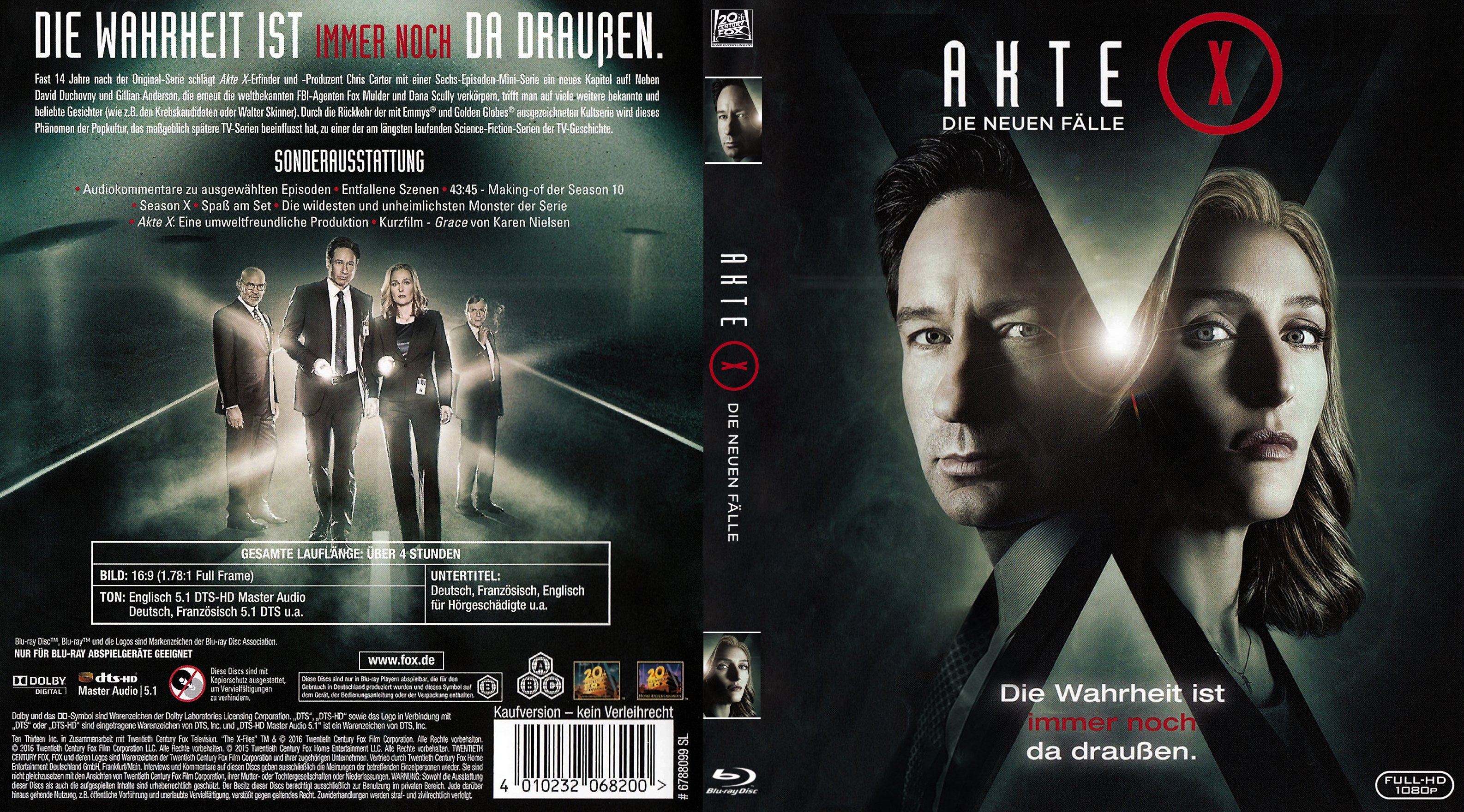 Akte X Staffel 10 | Blu-Ray Covers | Cover Century | Over 1.000.000 ...