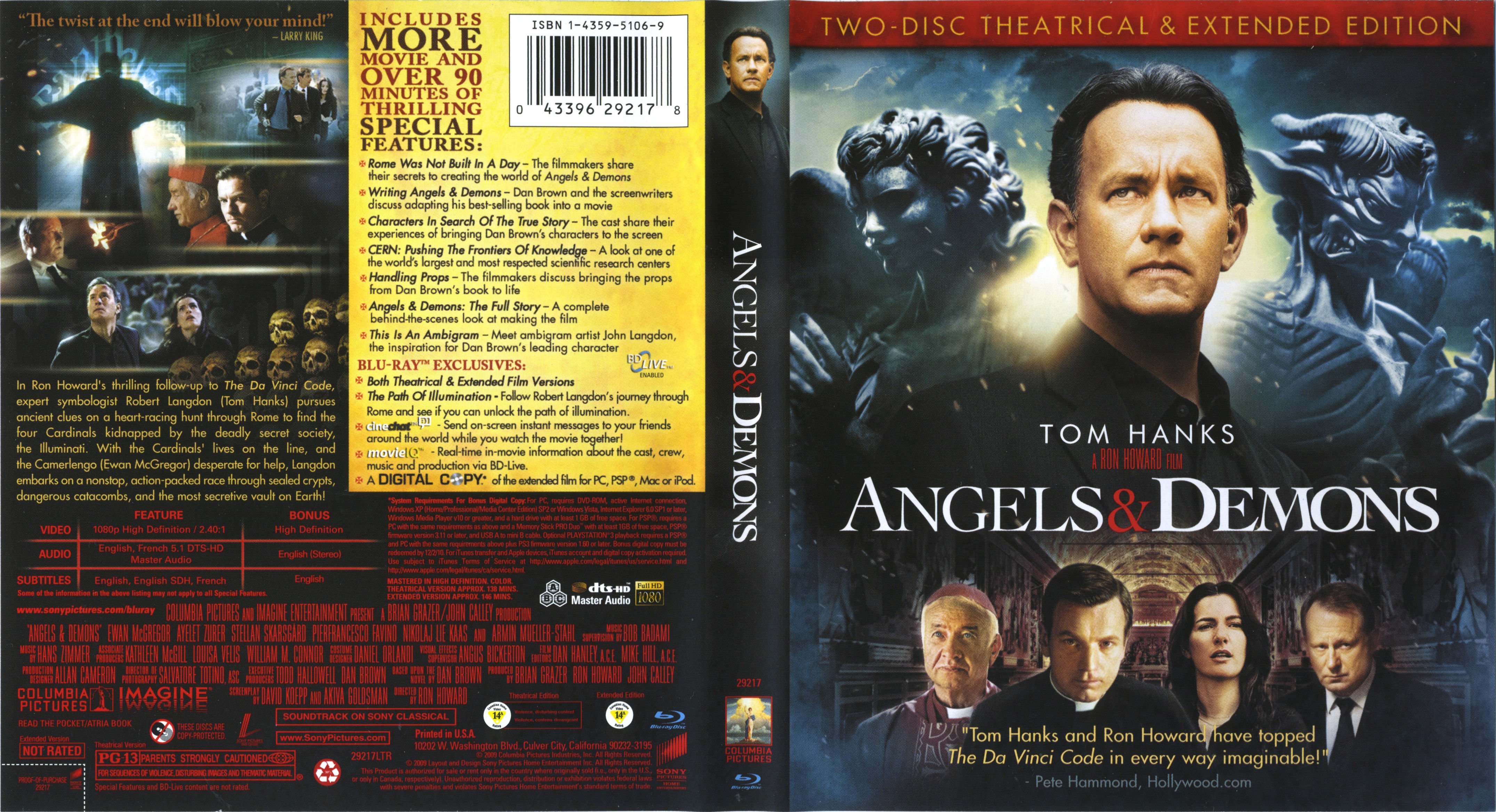 Angels Demons 2009 Labels 6 | Blu-Ray Covers | Cover Century | Over 1. ...
