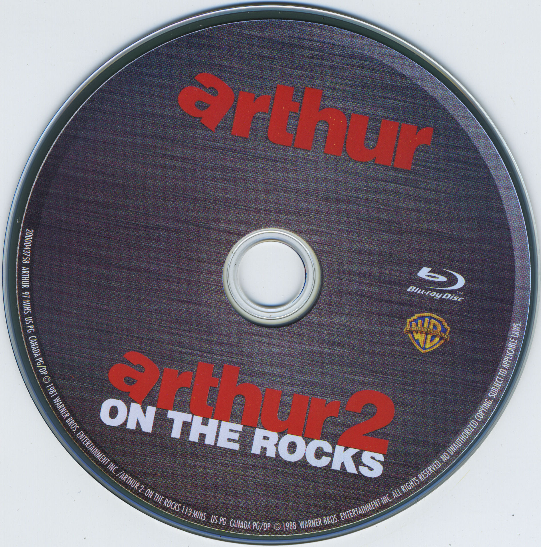 Arthur Arthur 2 On The Rocks 1981 1988 Label | Blu-Ray Covers | Cover ...