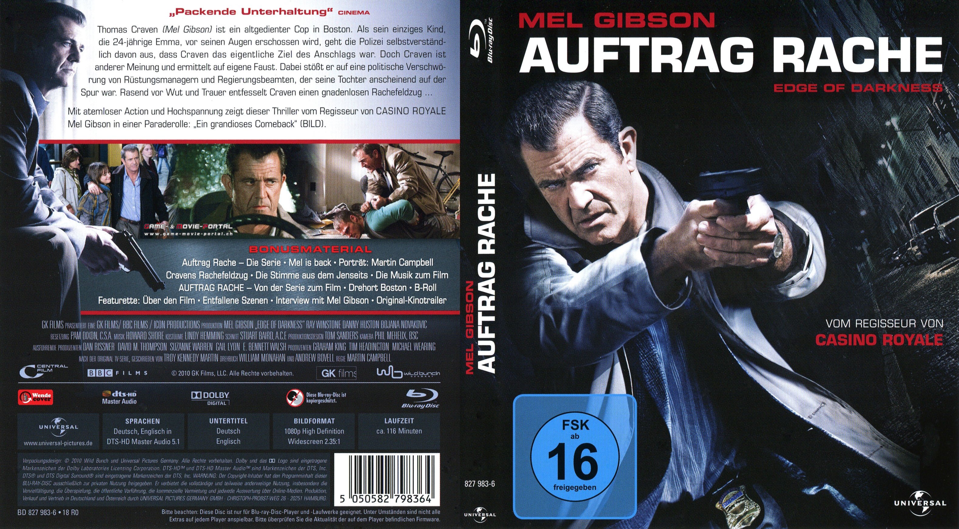 Auftrag Rache Edge of Darkness | Blu-Ray Covers | Cover Century | Over ...