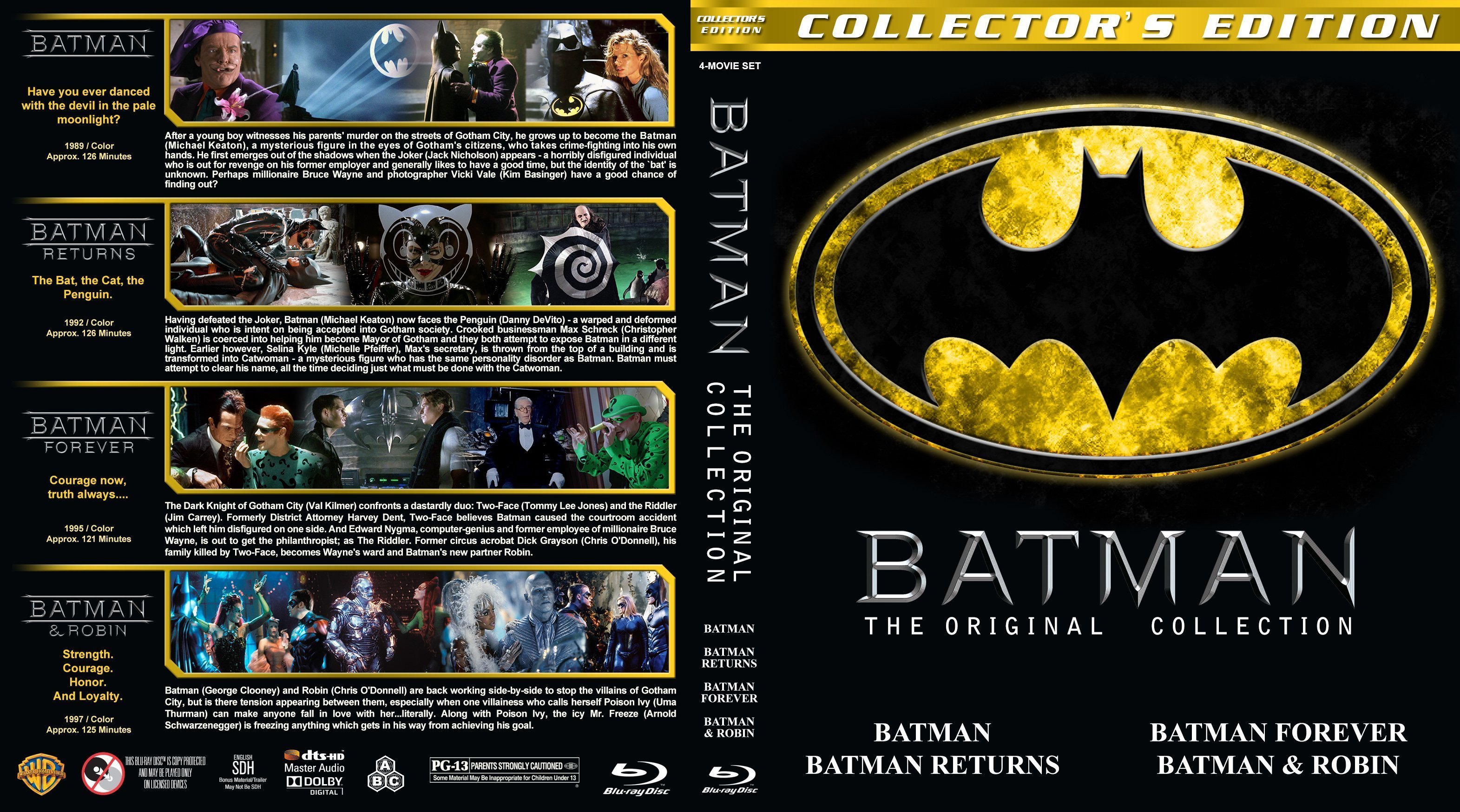 Batman The Original Collection 1989 1997 R1 s 2 | Blu-Ray Covers ...