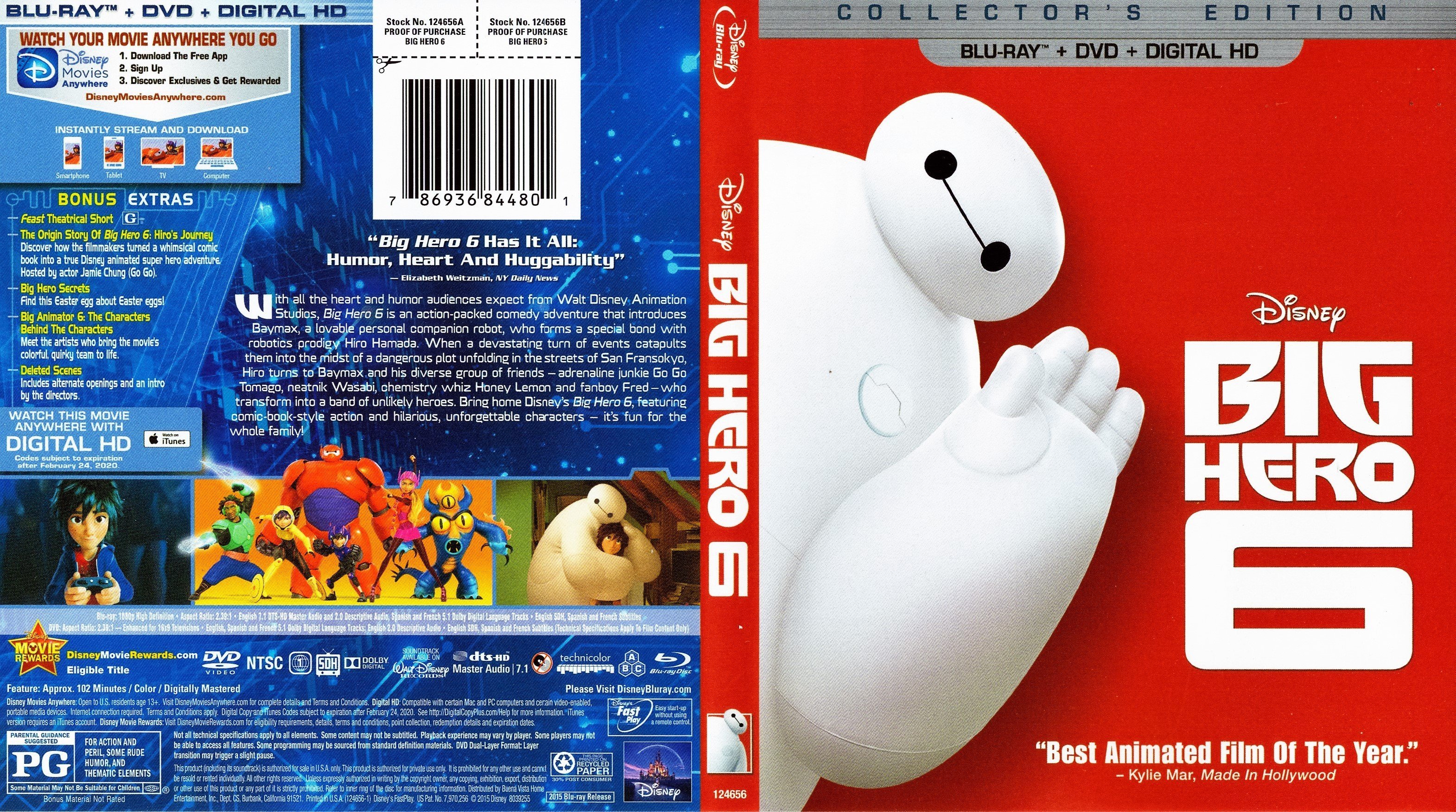 Big Hero 6 Collector s Edition R1 | Blu-Ray Covers | Cover Century ...