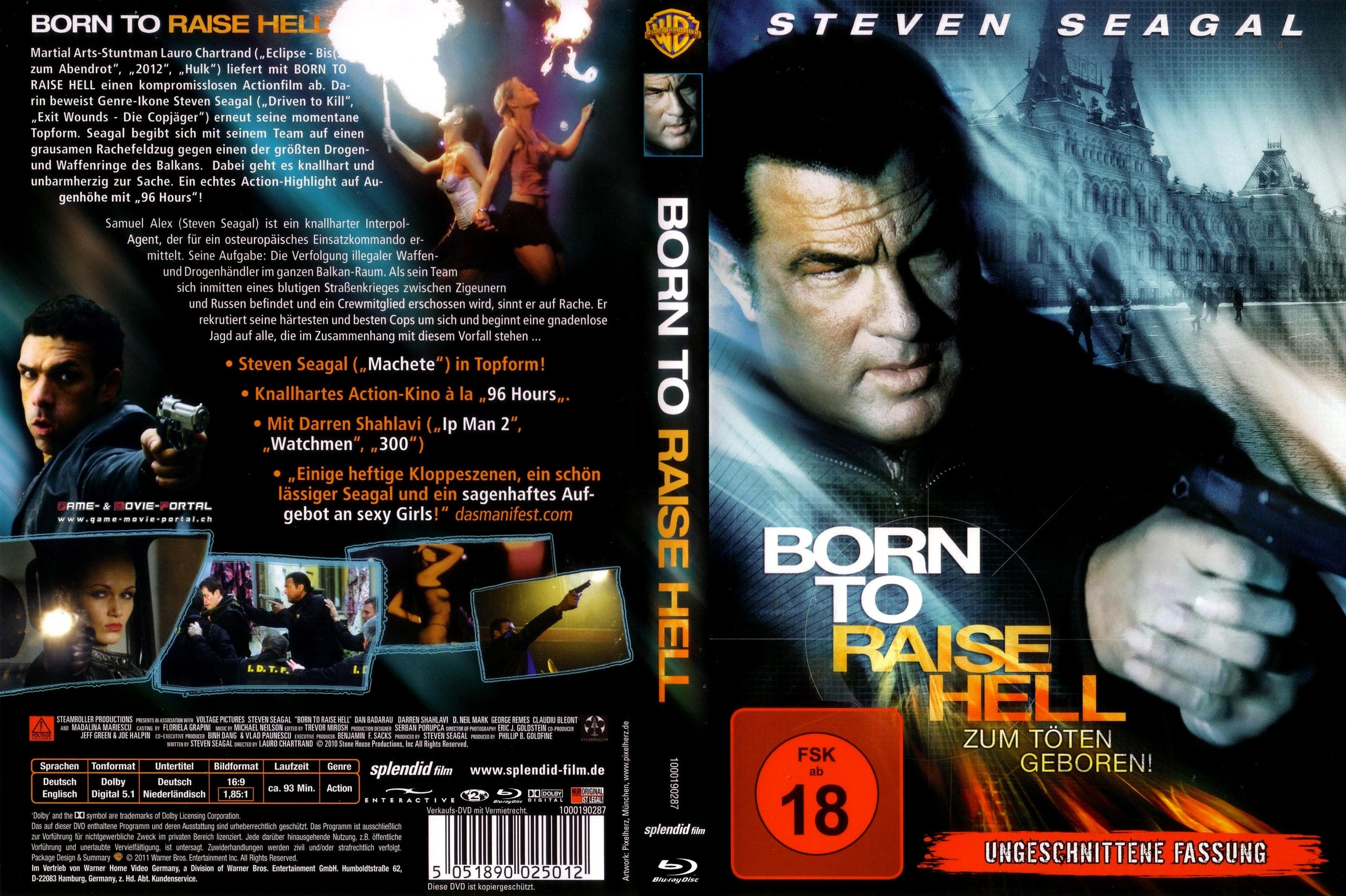 Born To Raise Hell Steven Seagal | Blu-Ray Covers | Cover Century ...