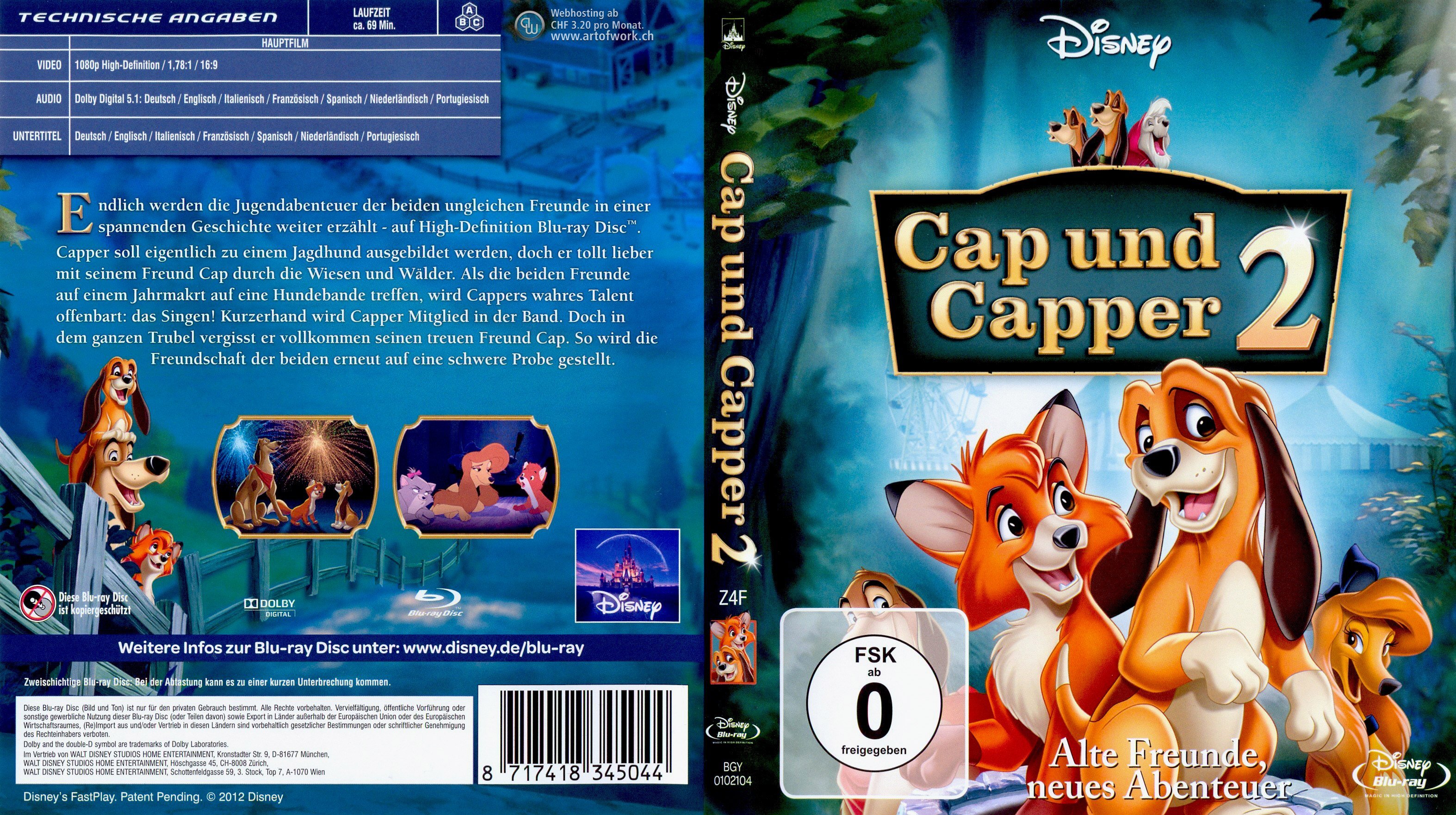 Cap und Capper 2 Alte Freunde Neues Abenteuer | Blu-Ray Covers | Cover ...