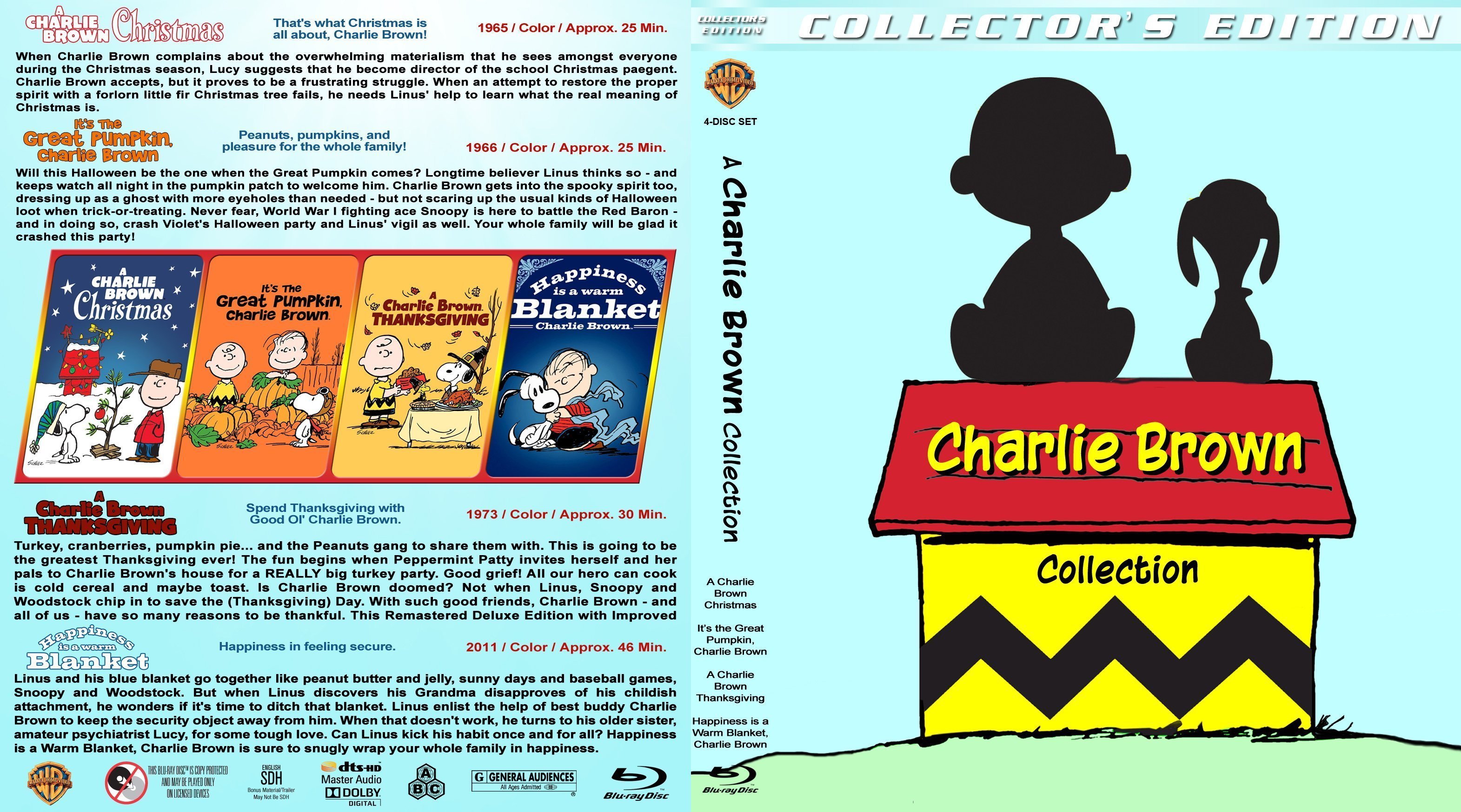 Charlie Brown Collection 1965 2011 R1 | Blu-Ray Covers | Cover Century ...
