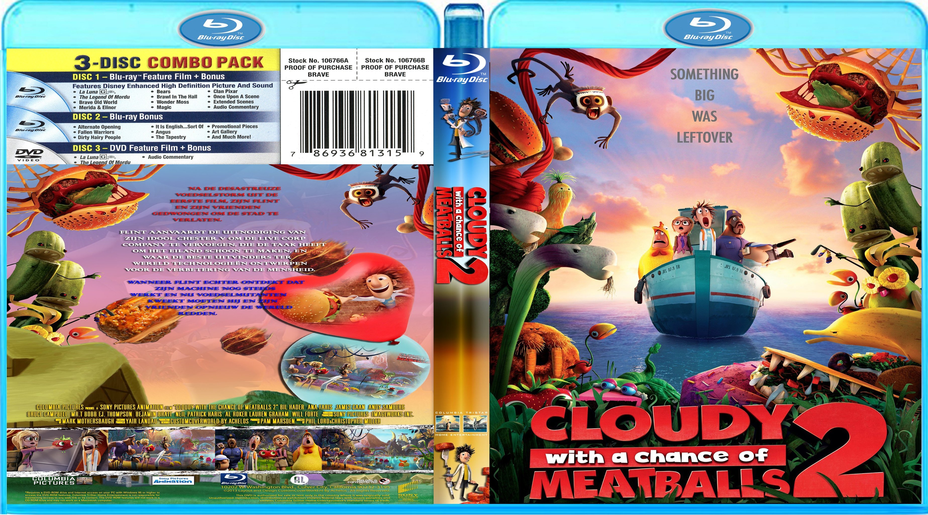 Cloudy With a Chance of Meatballs 2 R1 DVD | Blu-Ray Covers | Cover Century | Over 1.000.000 ...