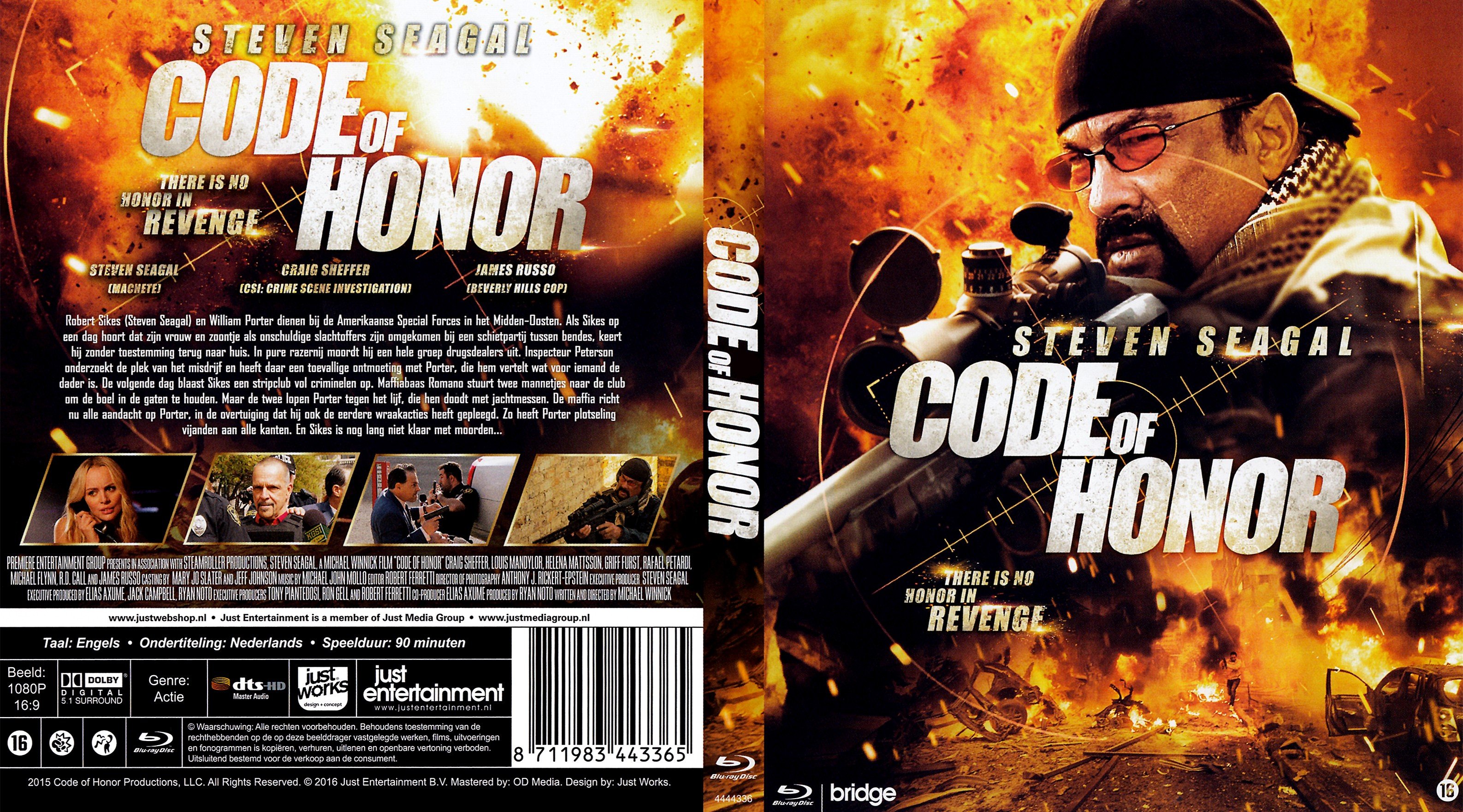 Code of Honor 2016 R2 Dutch Cover | Blu-Ray Covers | Cover Century ...