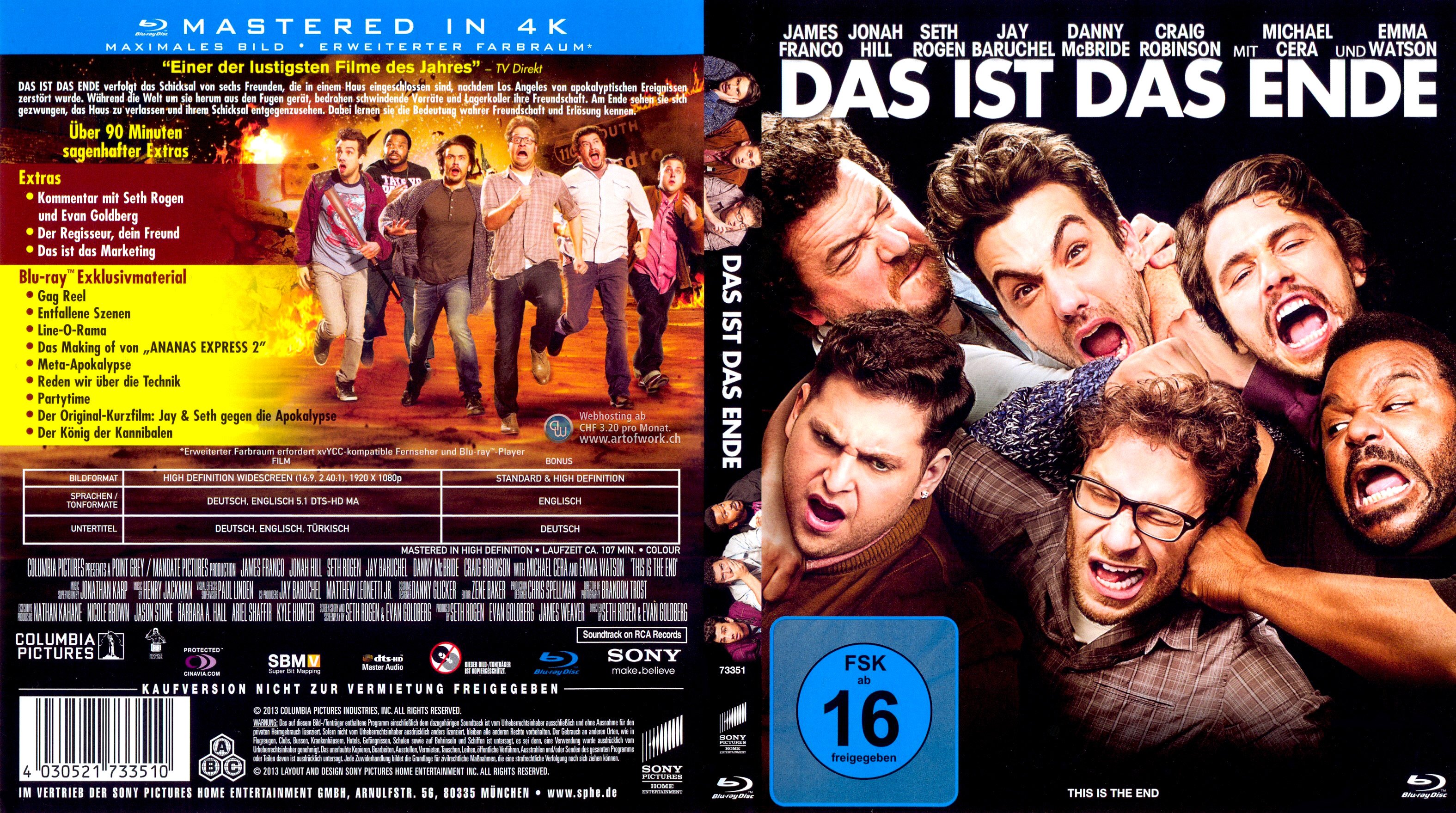Das ist das Ende | Blu-Ray Covers | Cover Century | Over 1.000.000 ...
