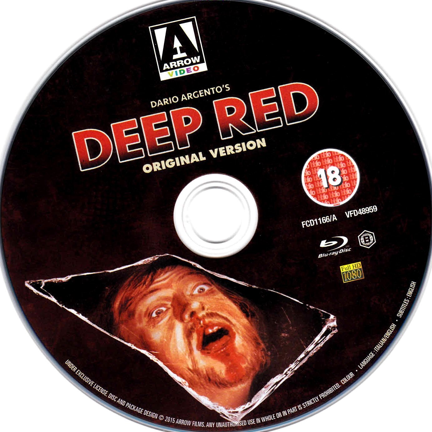 Deep Red 1975 R2 Label | Blu-Ray Covers | Cover Century | Over 1.000. ...