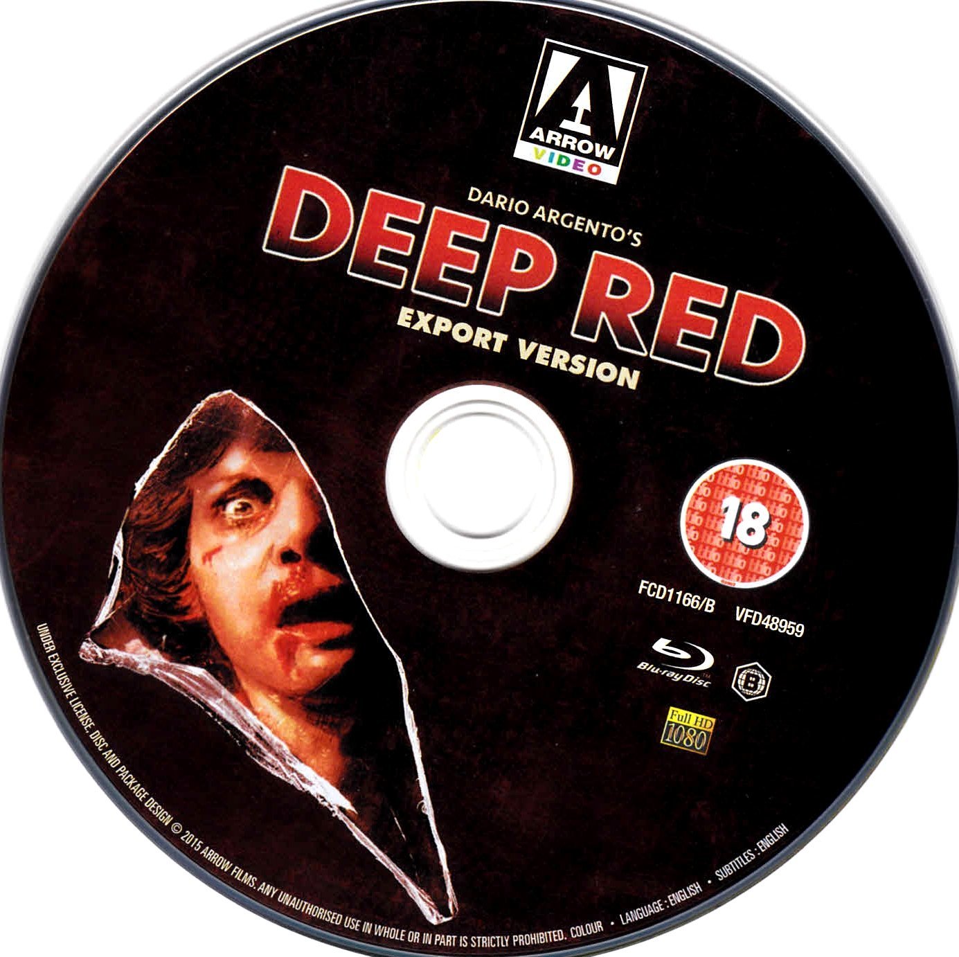 Deep Red 1975 R2 Label 1 | Blu-Ray Covers | Cover Century | Over 1.000. ...