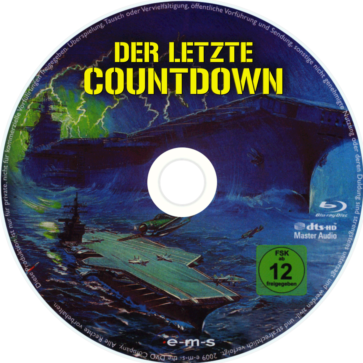 Der letzte Countdown 1980 Blu Ray Cover label | Blu-Ray Covers | Cover ...