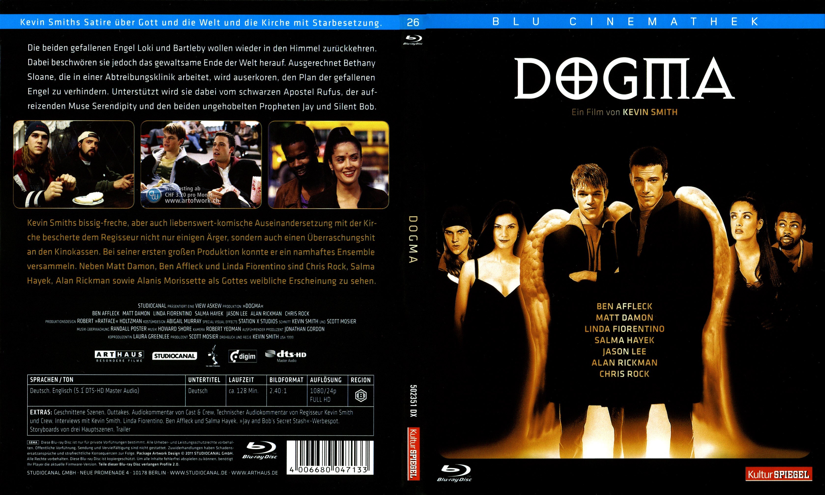 Dogma Ben Affleck Matt Damon | Blu-Ray Covers | Cover Century | Over 1.000.000 Album Art covers ...