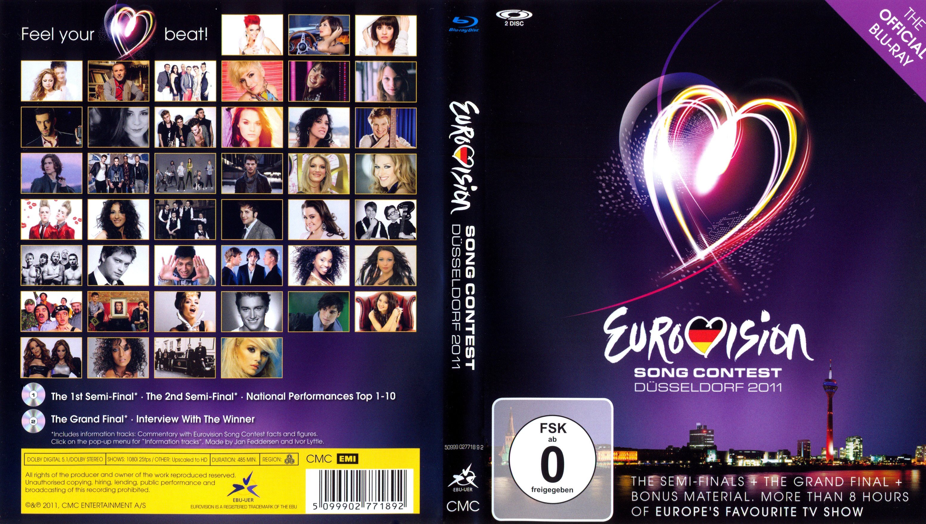 Eurovision Song Contest Dusseldorf 2011 2011 | Blu-Ray Covers | Cover ...