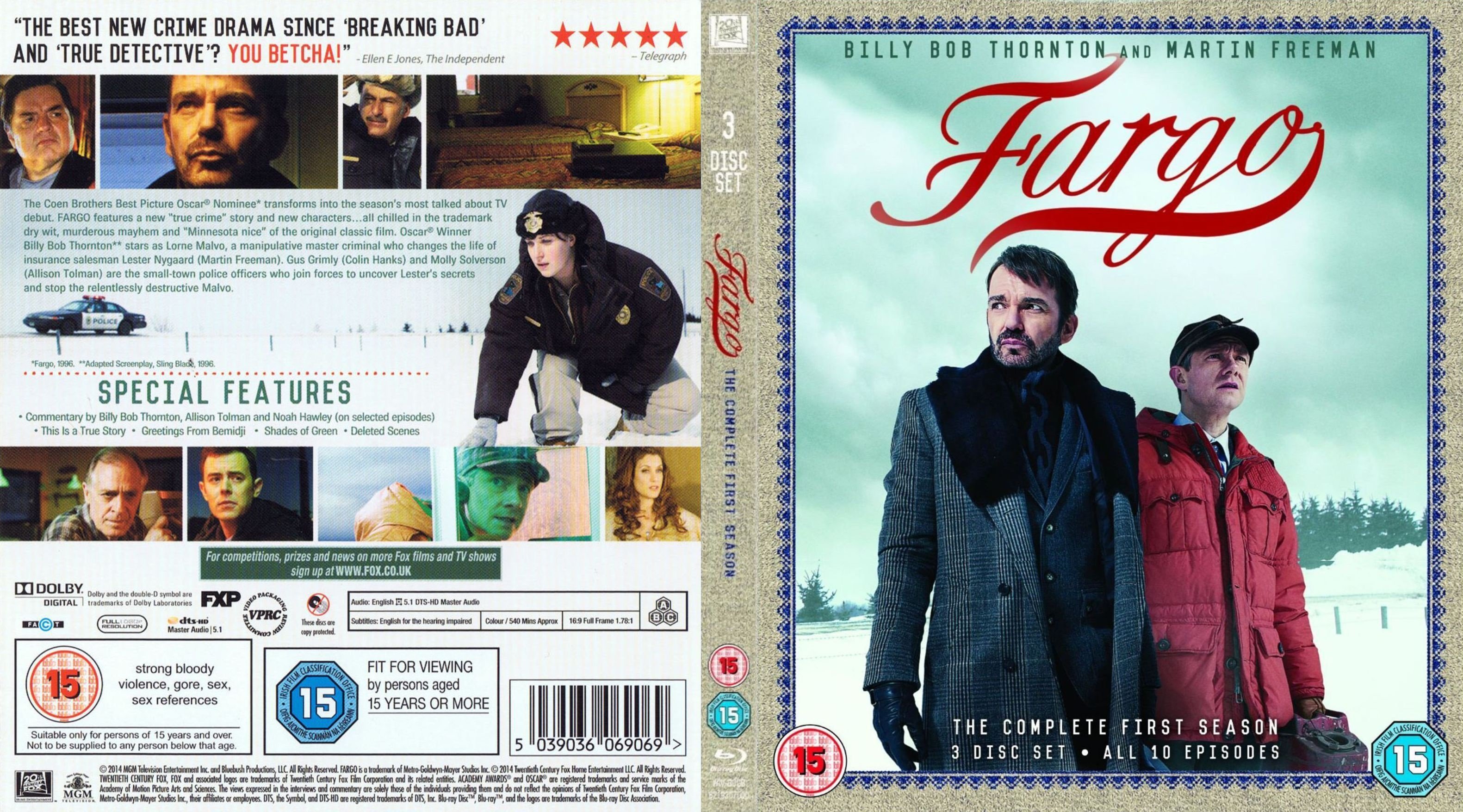 Fargo The Complete First Season 2016 R2 | Blu-Ray Covers | Cover ...