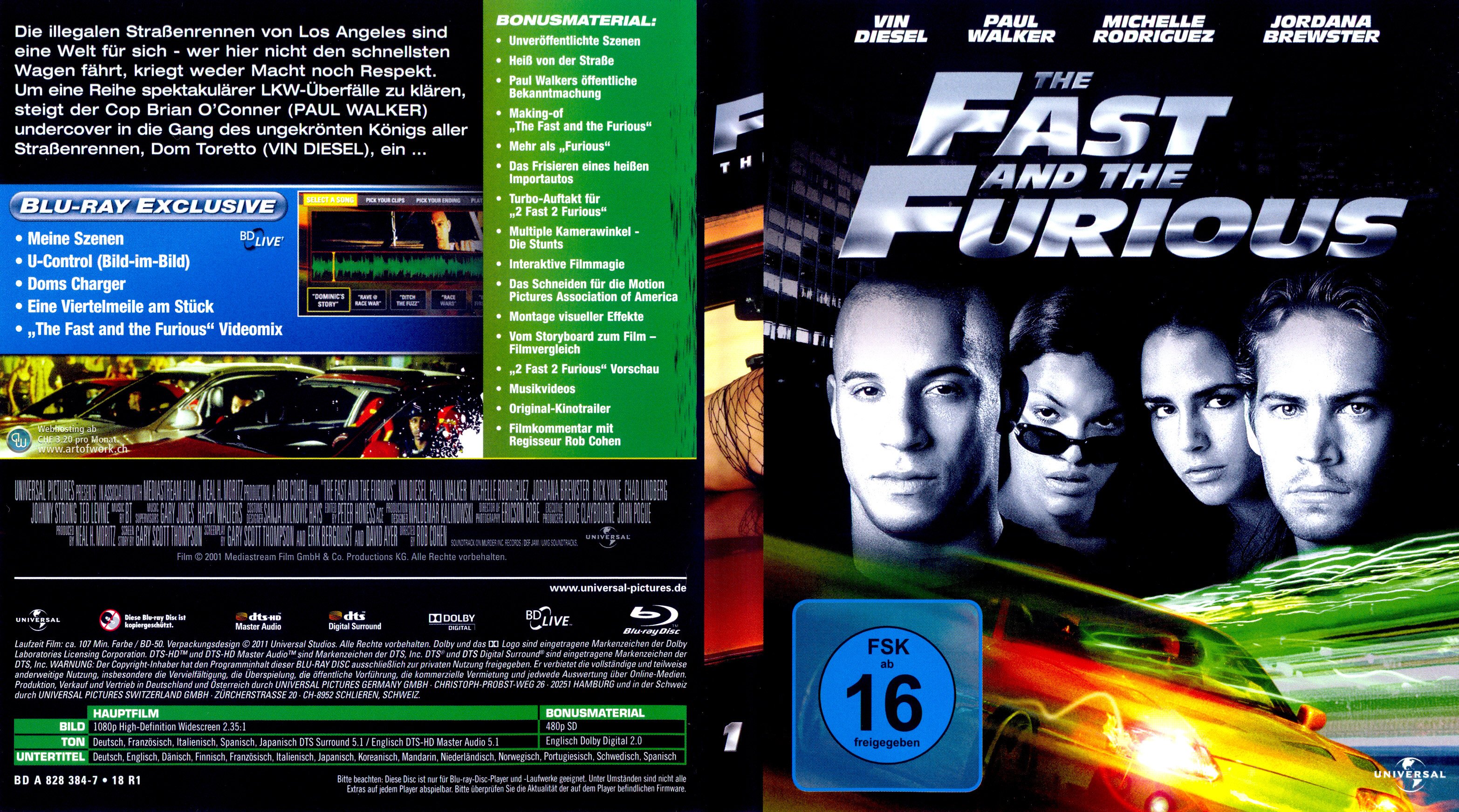 Couverture De Fast And Furious 1 The Fast And The Furious Trailer