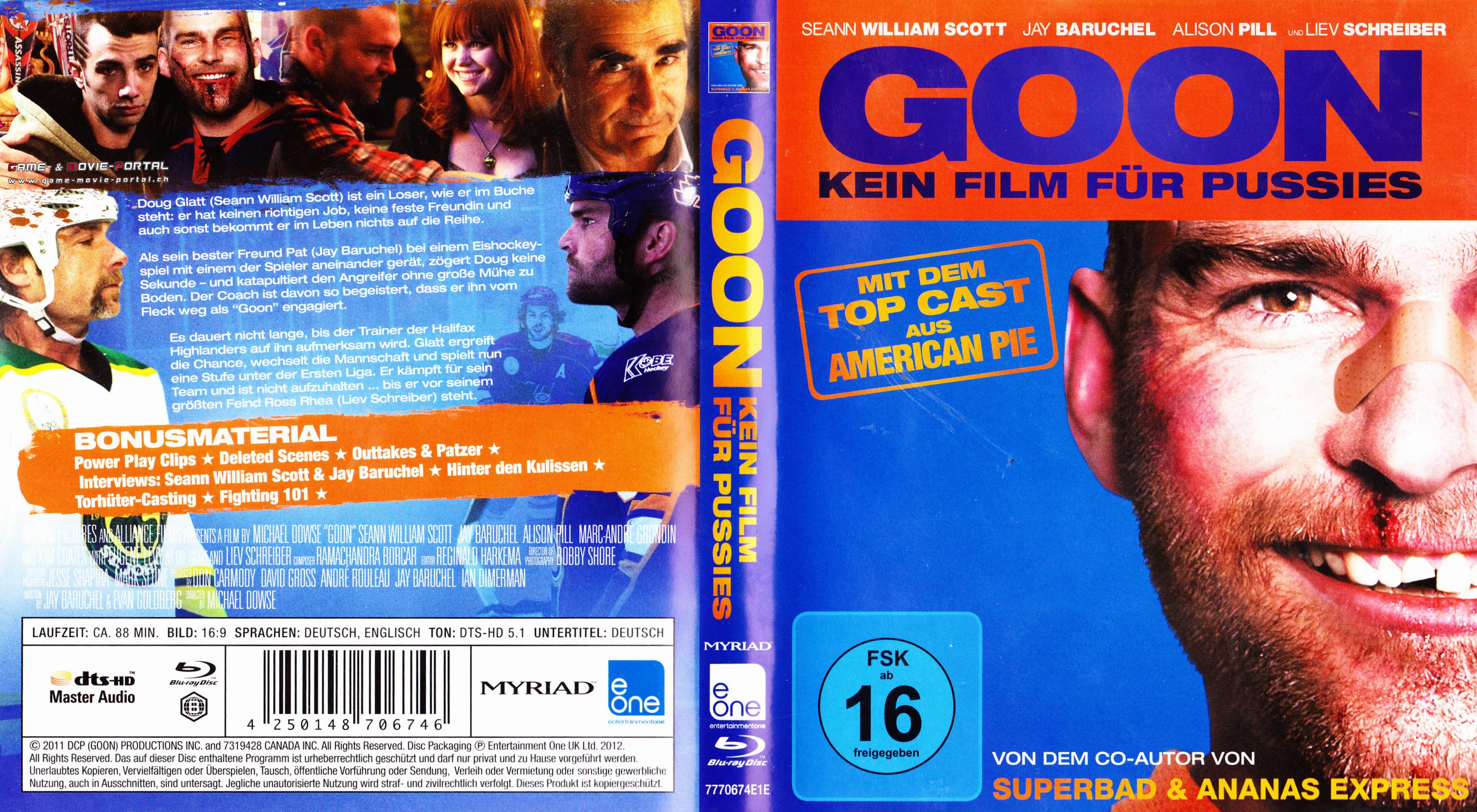 Goon Kein Film fuer Pussies | Blu-Ray Covers | Cover Century | Over 1. ...