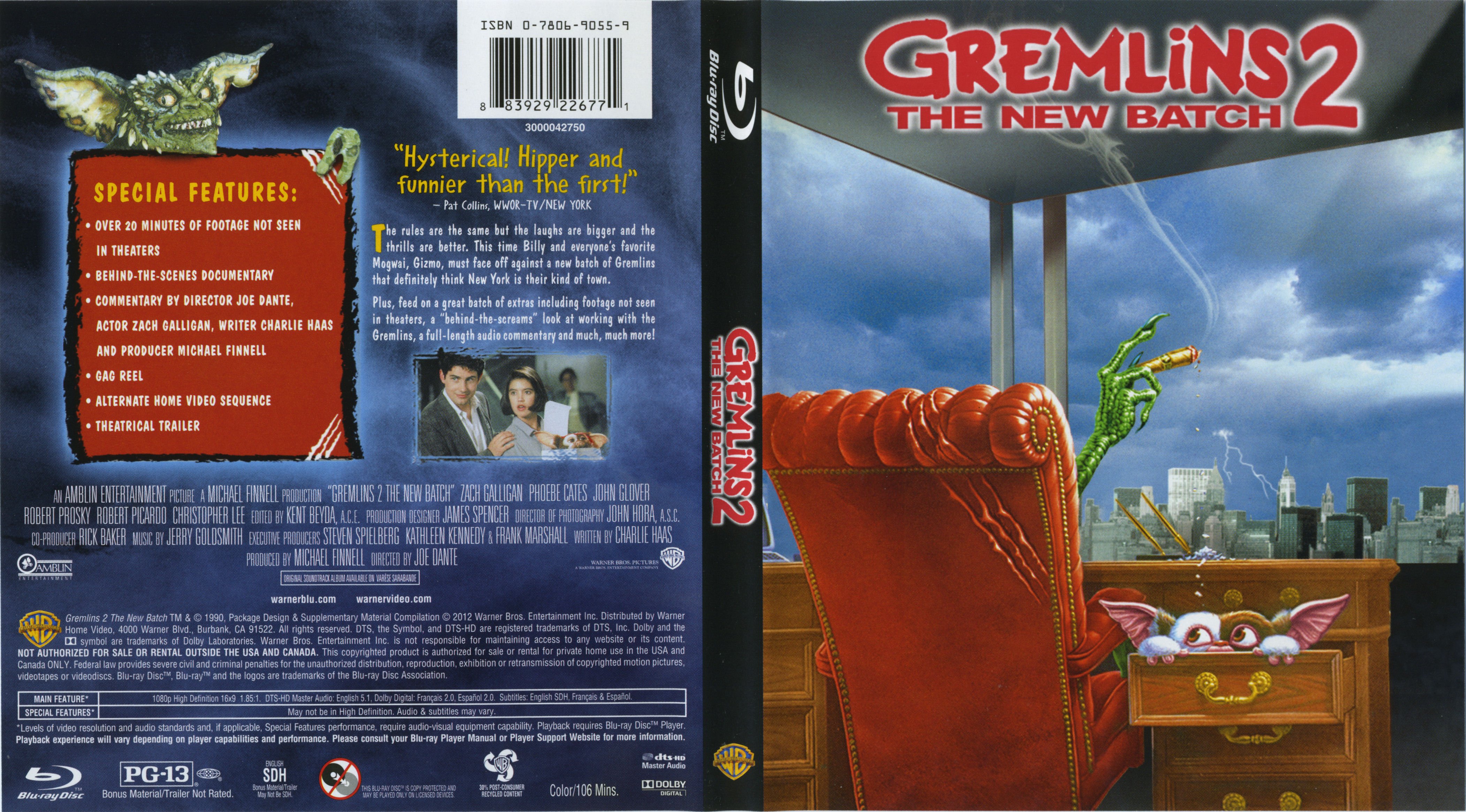Gremlins 2 1990 Label 1 | Blu-Ray Covers | Cover Century | Over 1.000. ...