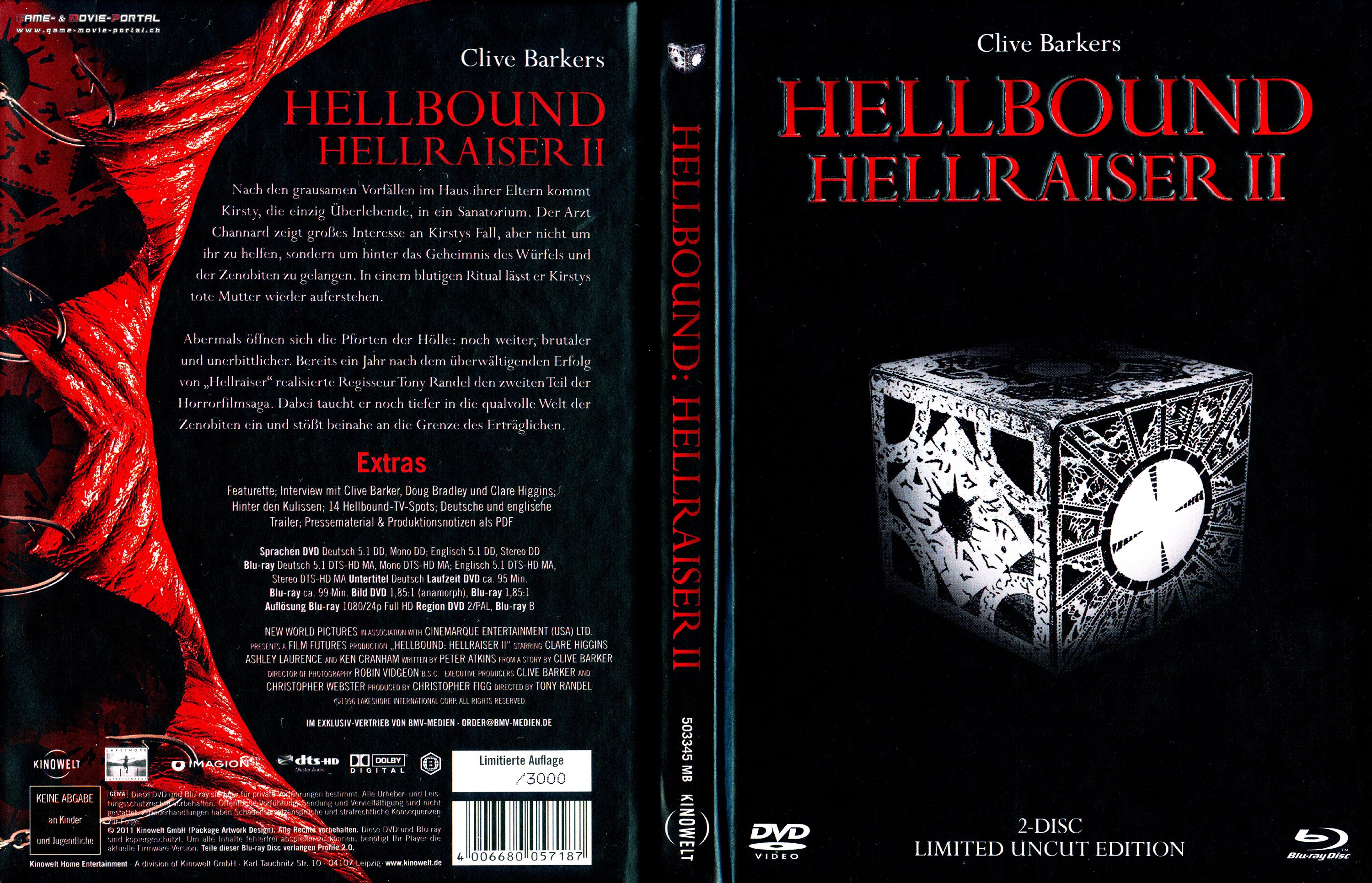 Hellraisers Hellbound Clive Barkers | Blu-Ray Covers | Cover Century ...