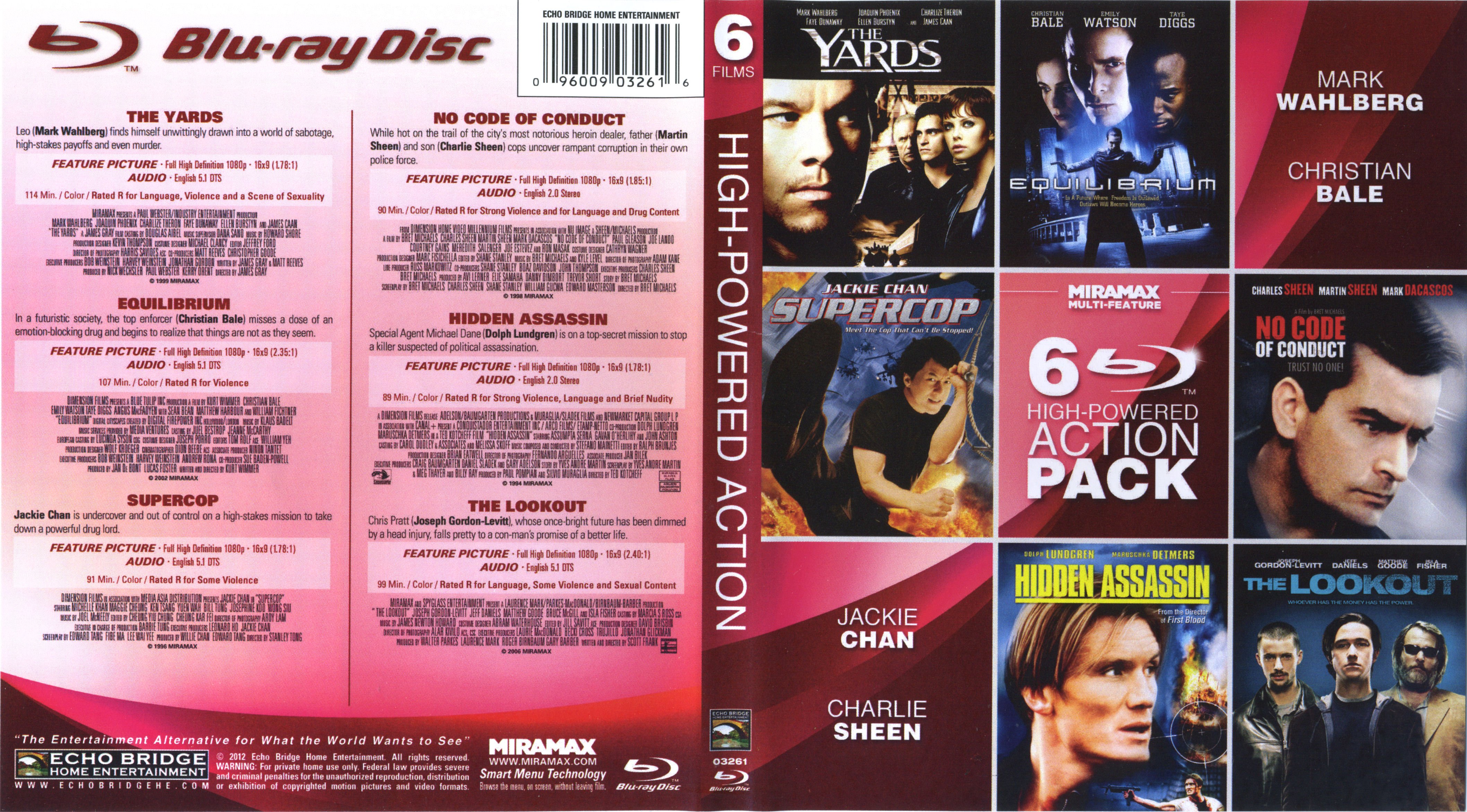 High Powered Action Pack Labels 2 | Blu-Ray Covers | Cover Century ...
