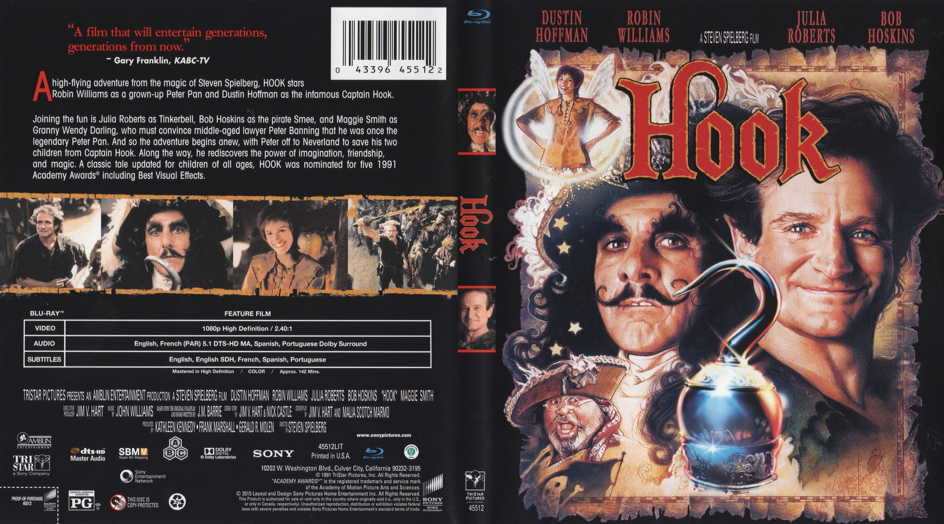 Hook 1991 R1 label 1 | Blu-Ray Covers | Cover Century | Over 1.000.000 ...