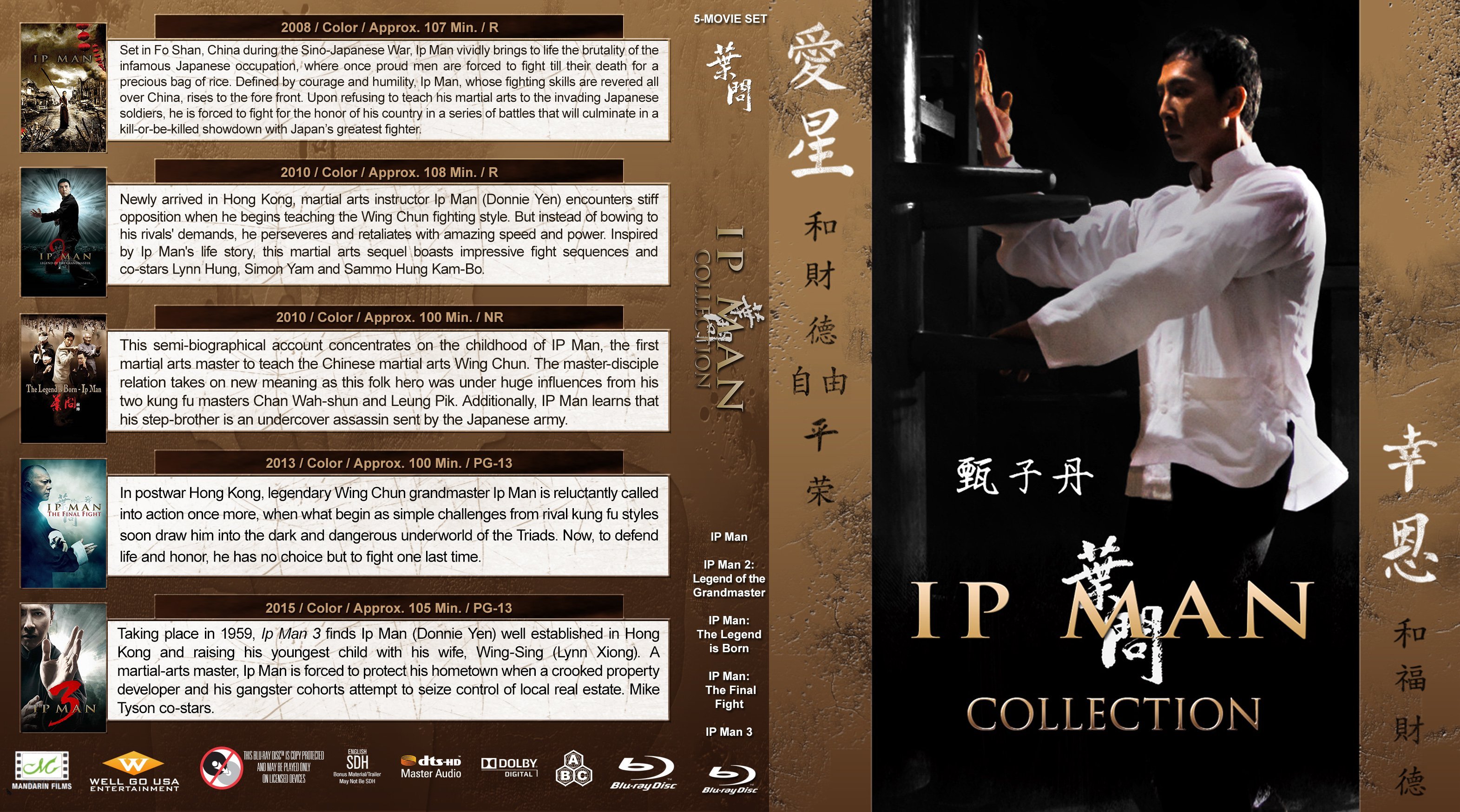 IP Man Collection 2008 R1 | Blu-Ray Covers | Cover Century | Over 1.000 ...