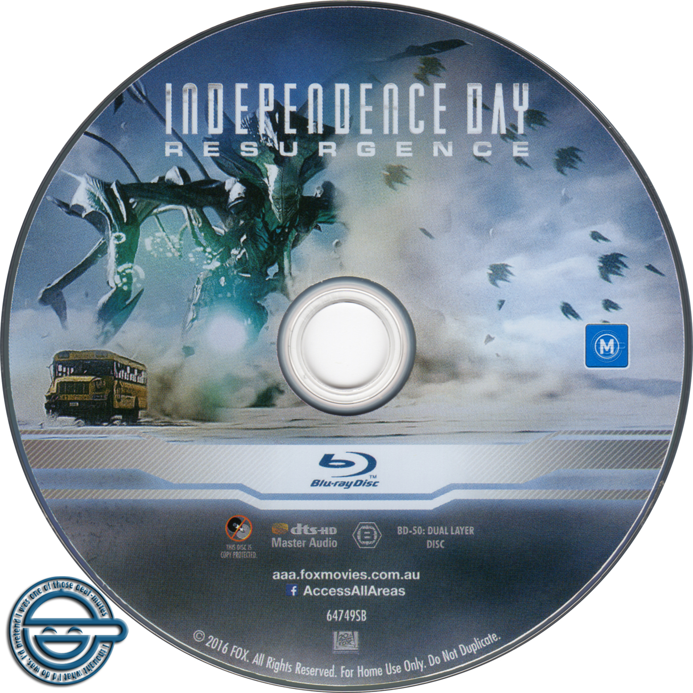 Independence Day Resurgence 2016 R4 Label | Blu-Ray Covers | Cover ...