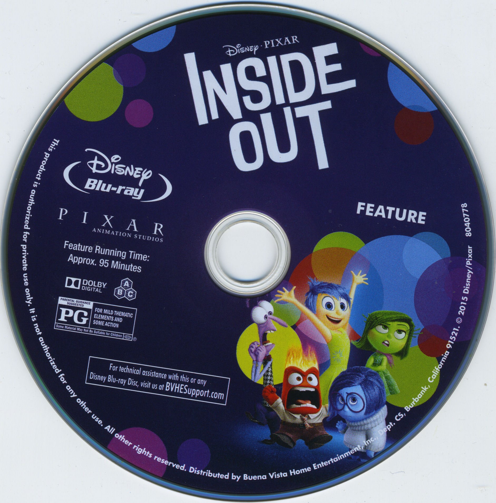 Inside Out R1 labels 2 | Blu-Ray Covers | Cover Century | Over 1.000. ...