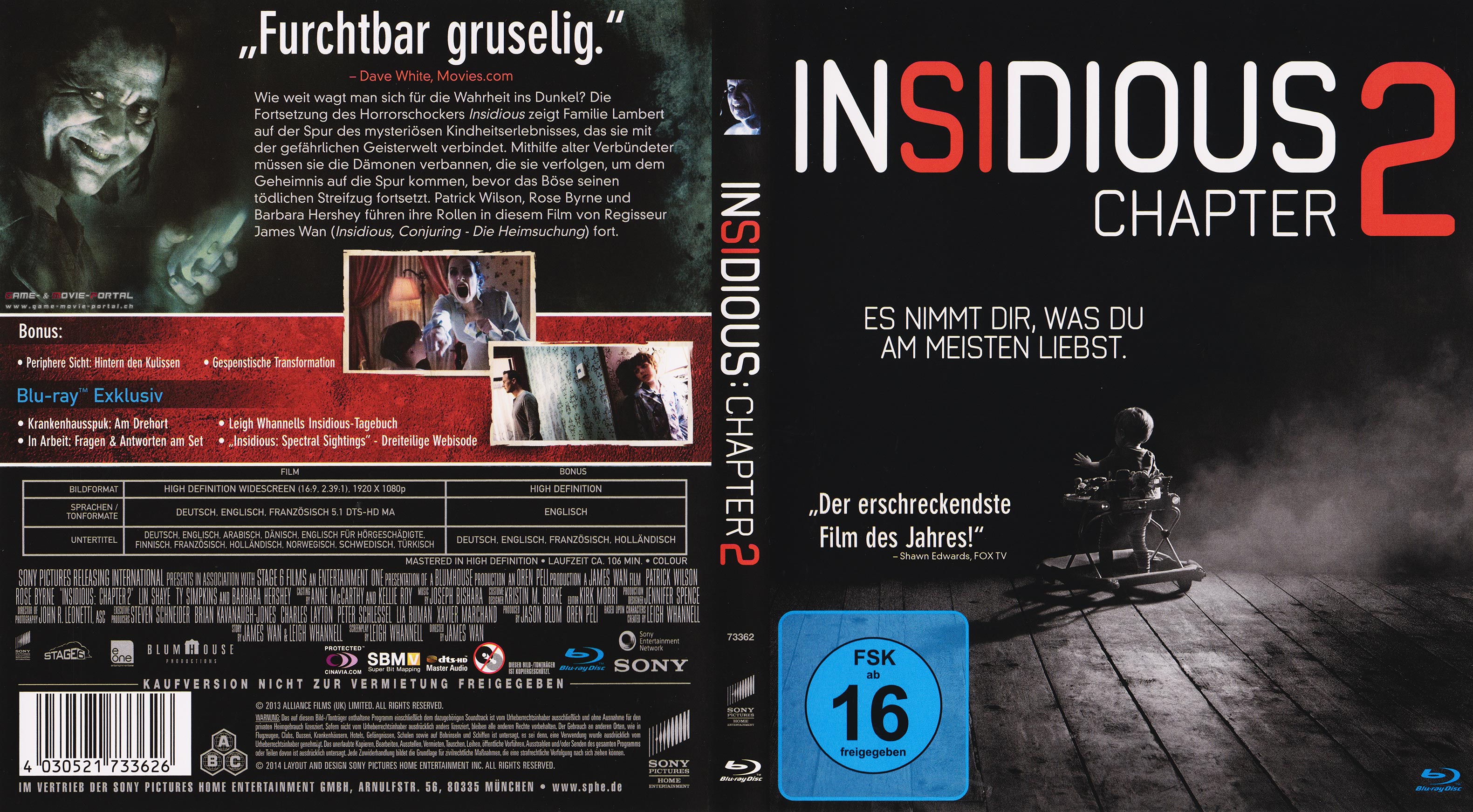 Insidious 2 Chapter 2 | Blu-Ray Covers | Cover Century | Over 1.000.000 ...