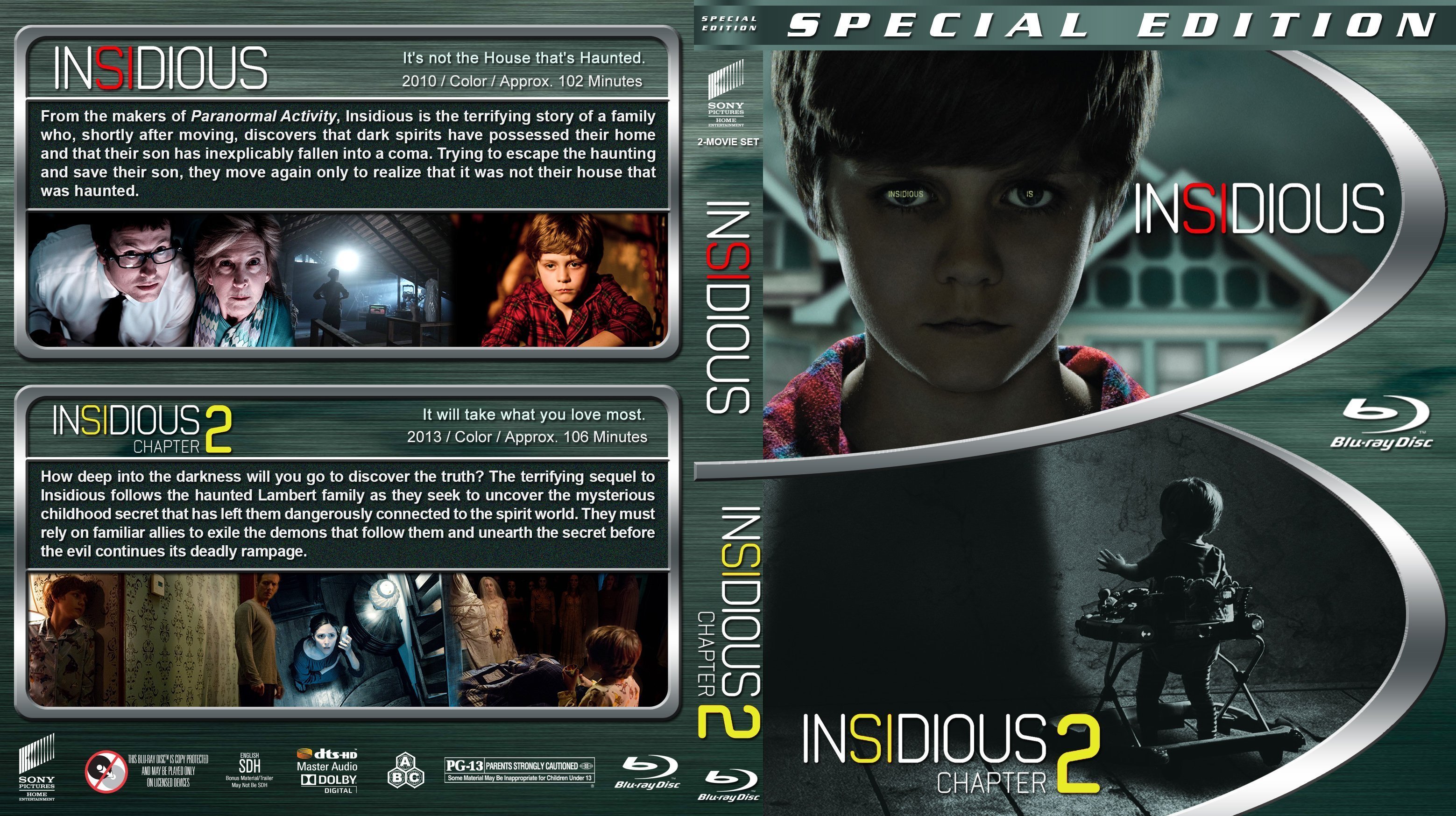 Insidious Double Feature 2010 R1 | Blu-Ray Covers | Cover Century ...