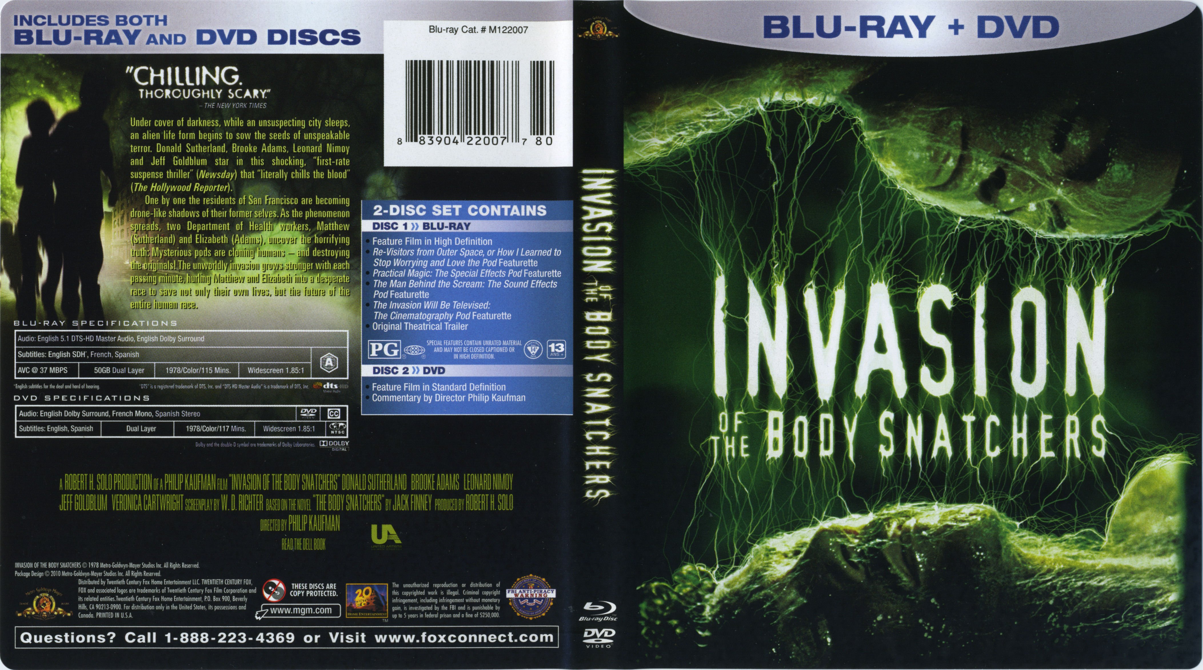 Invasion Of The Body Snatchers 1978 Label 1 | Blu-Ray Covers | Cover ...