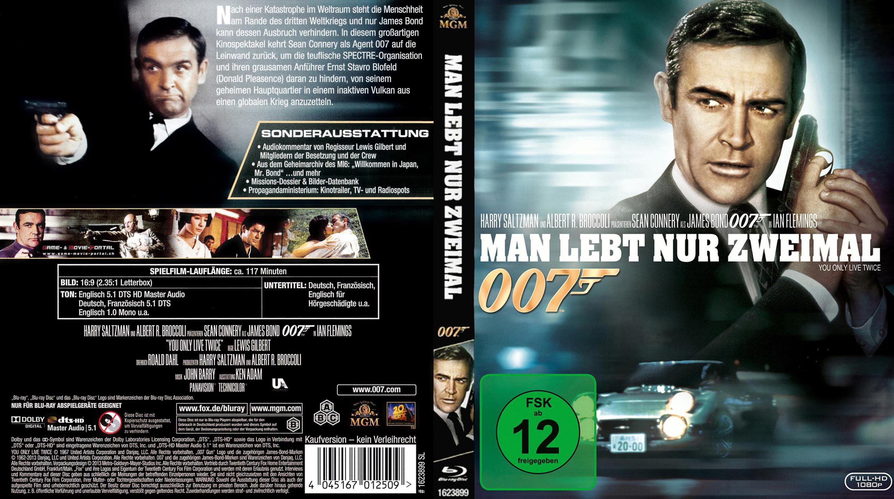 James Bond 007 Man lebt nur zweimal | Blu-Ray Covers | Cover Century | Over 1.000.000 Album Art ...