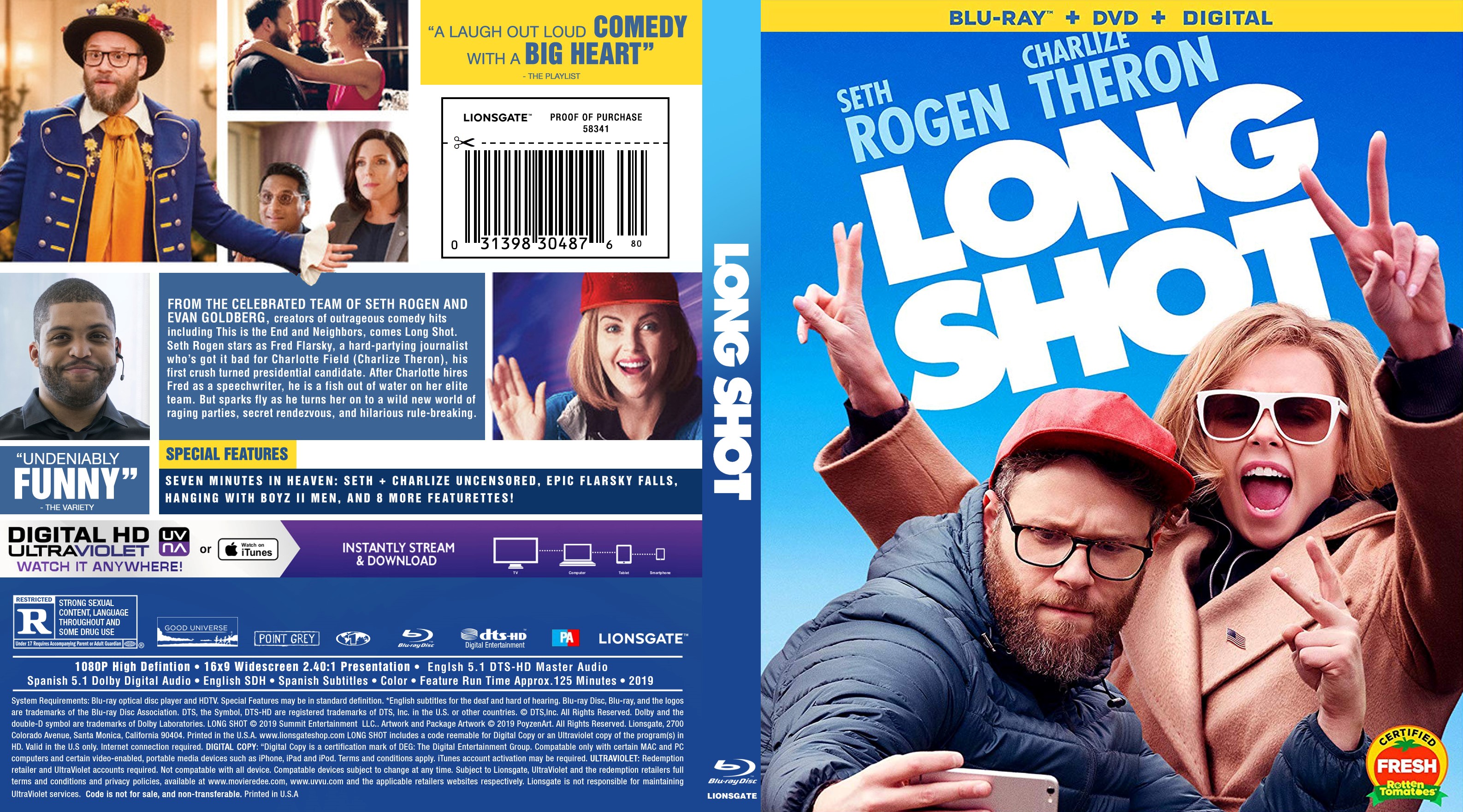 Long Shot | Blu-Ray Covers | Cover Century | Over 1.000.000 Album Art ...