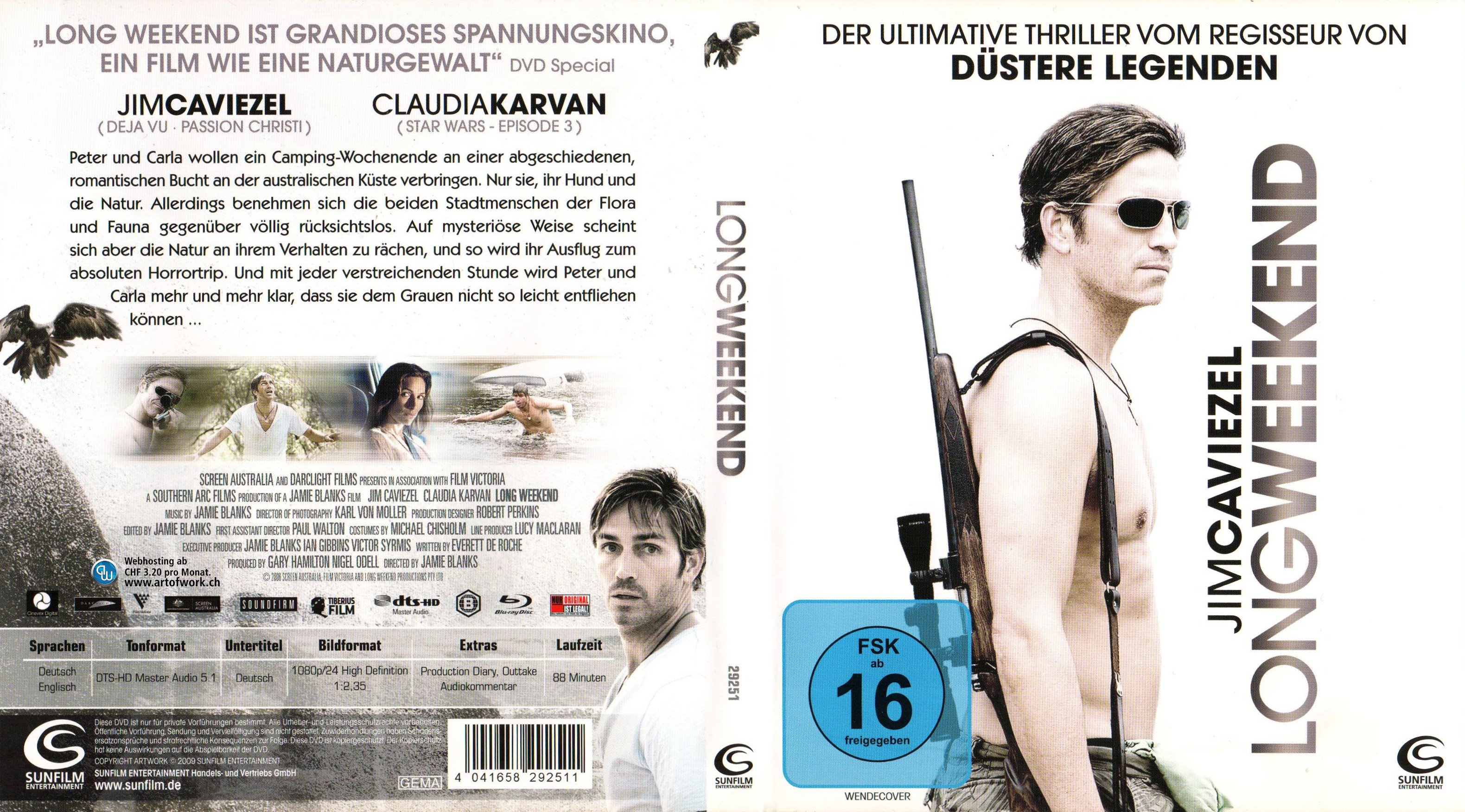 Long Weekend Jim Caviezel | Blu-Ray Covers | Cover Century | Over 1.000 ...