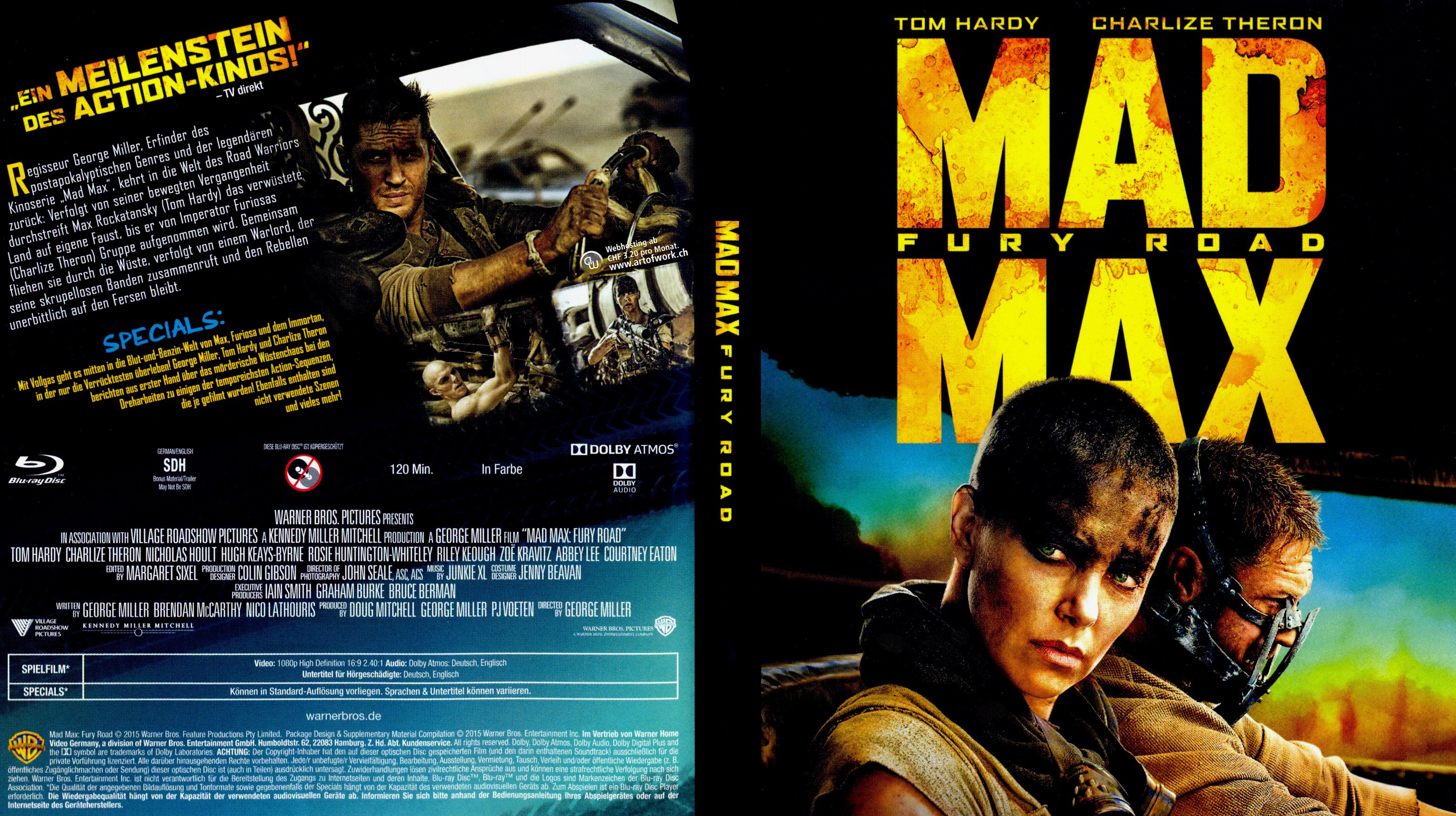 Mad Max 4 Fury Road | Blu-Ray Covers | Cover Century | Over 1.000.000 ...