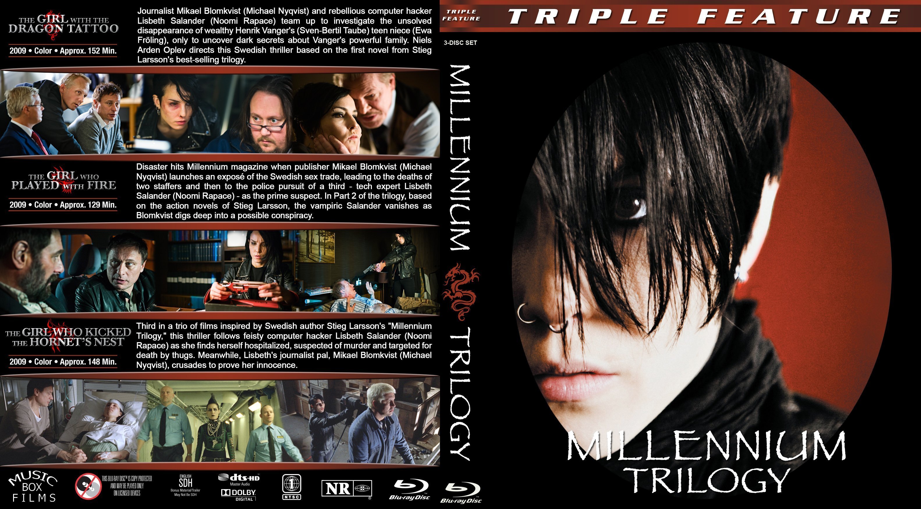 Millennium Trilogy 2009 R1 s | Blu-Ray Covers | Cover Century | Over 1. ...