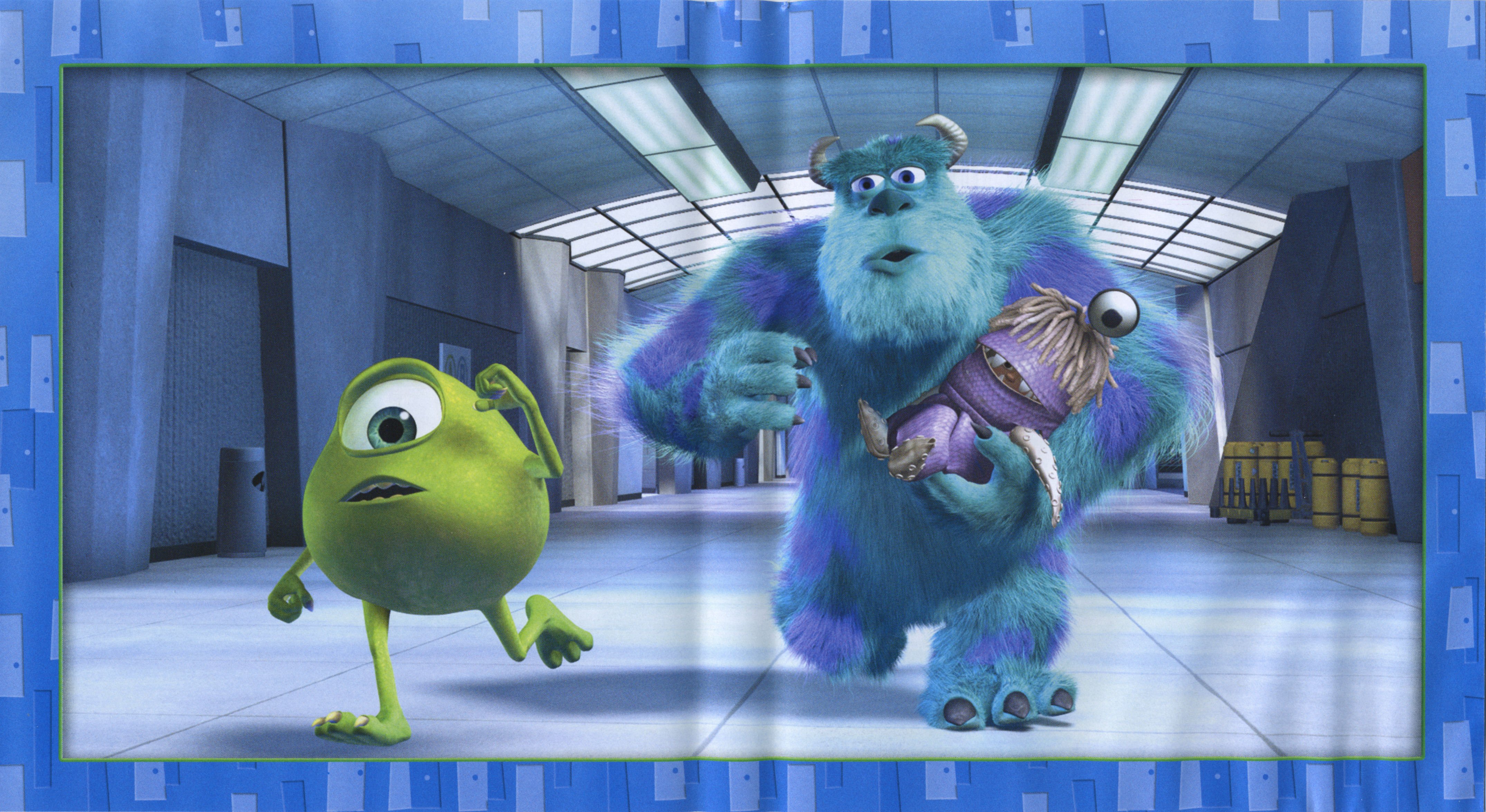Monsters Inc 2001 Labels 4 | Blu-Ray Covers | Cover Century | Over 1. ...