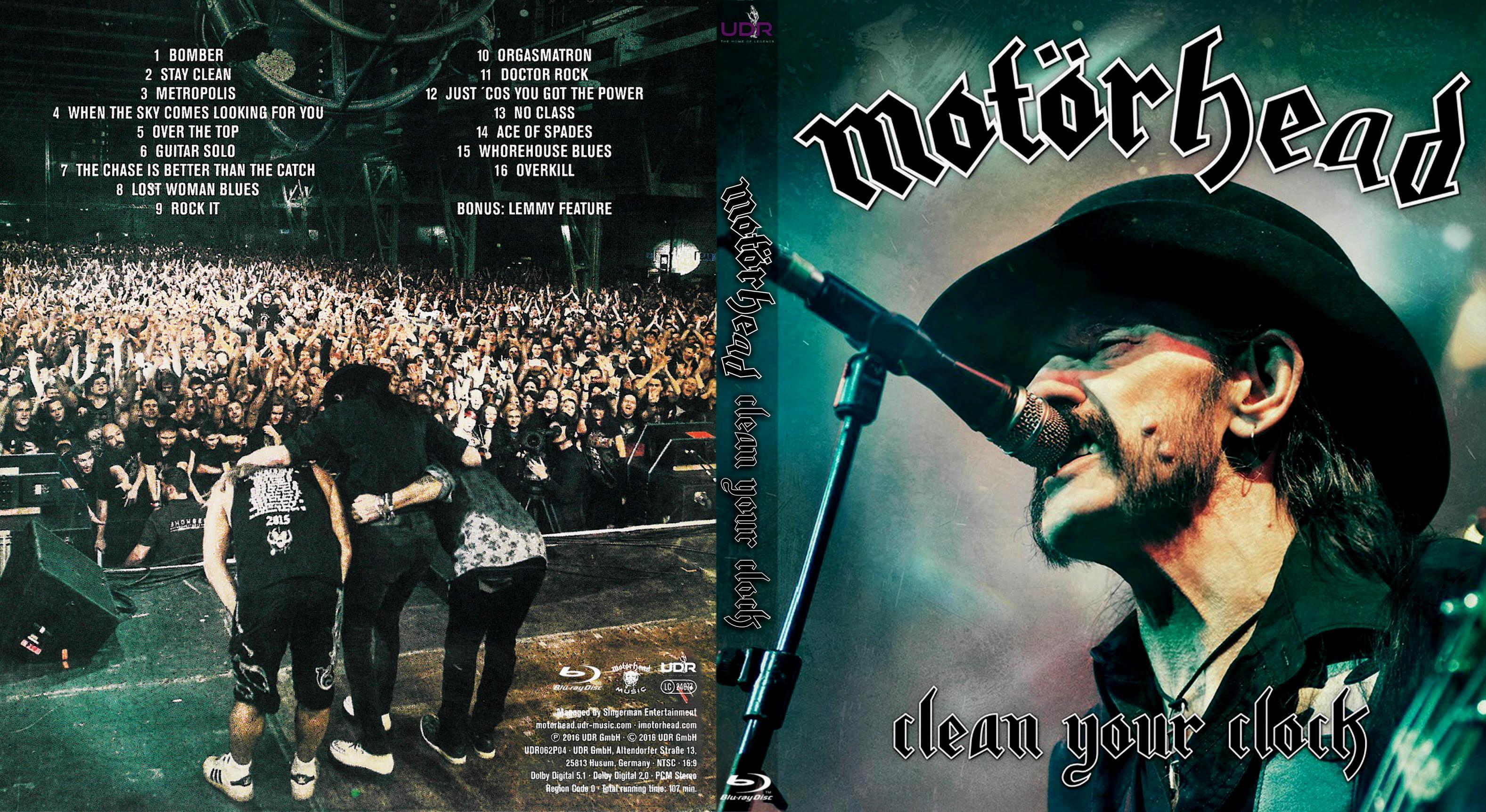 Motorhead Clean Your Clock 2016 | Blu-Ray Covers | Cover Century | Over ...