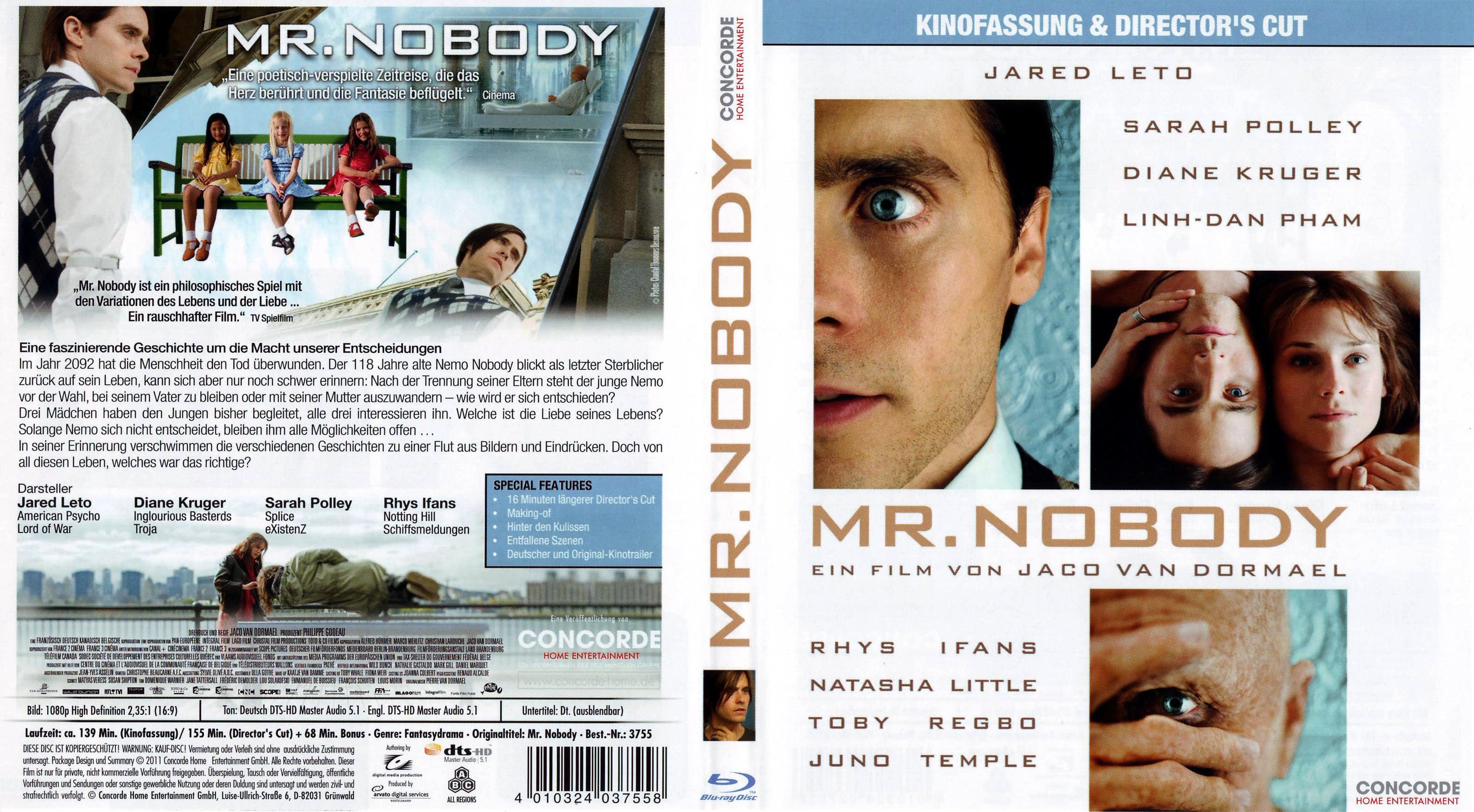Mr Nobody | Blu-Ray Covers | Cover Century | Over 1.000.000 Album Art ...