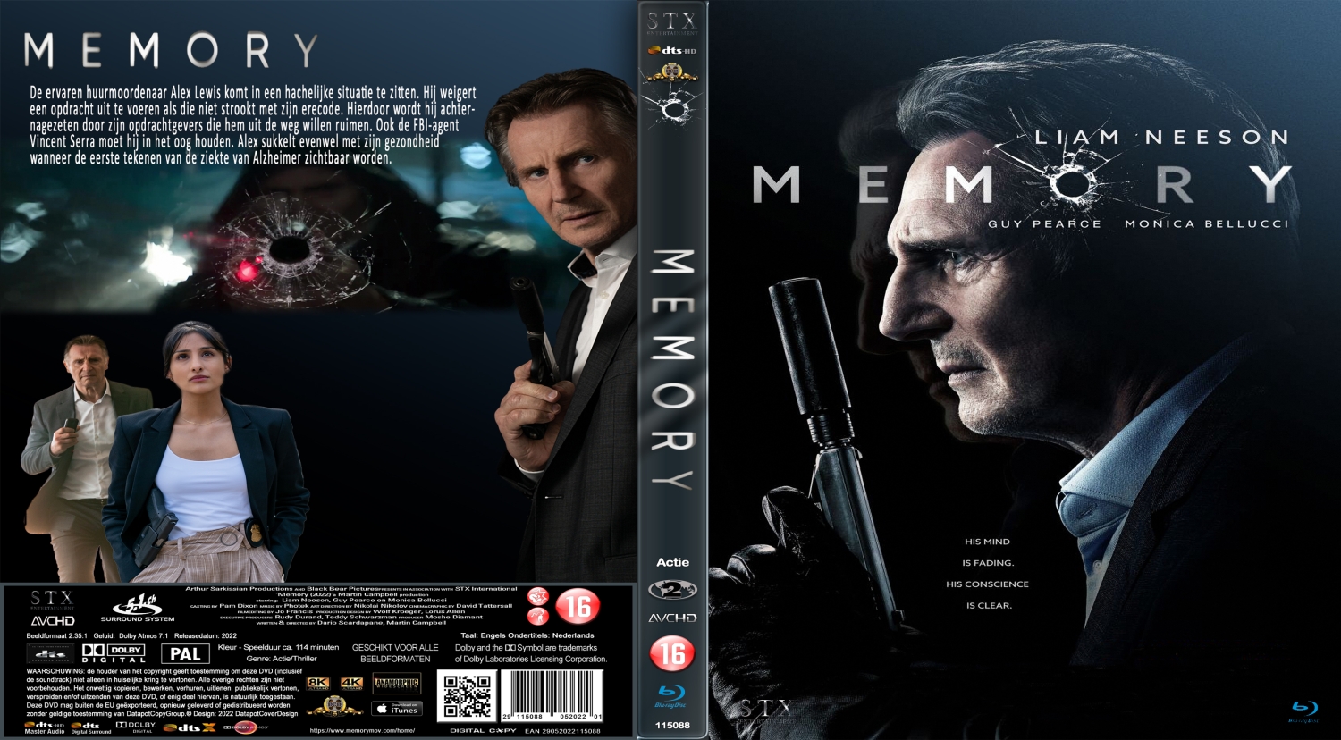 memory (2022) Blu Ray | Blu-Ray Covers | Cover Century | Over 1.000.000 ...