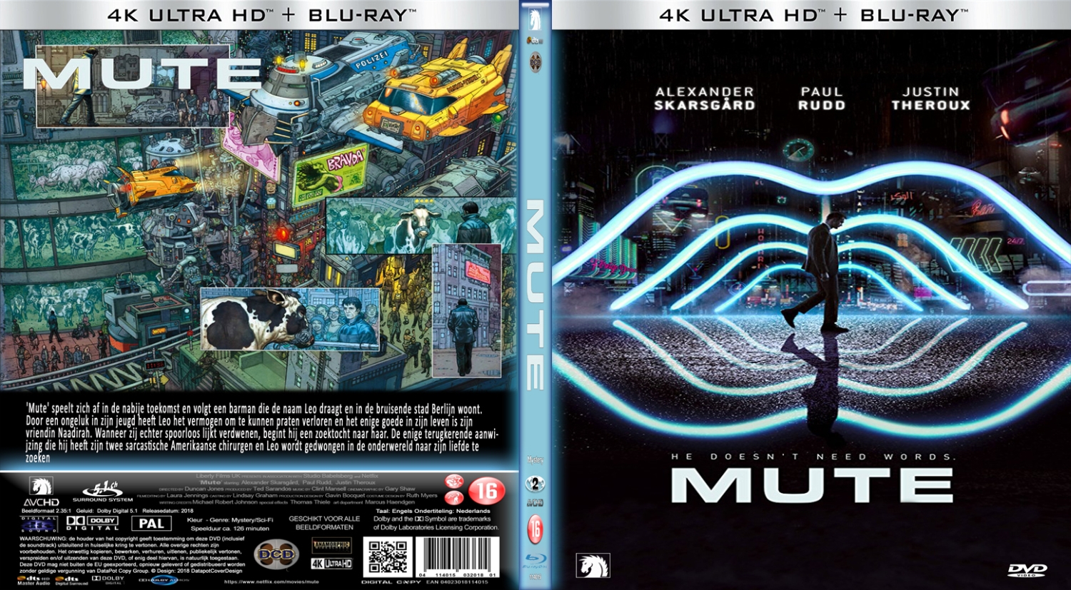 mute (2018) Blu Ray | Blu-Ray Covers | Cover Century | Over 1.000.000 ...