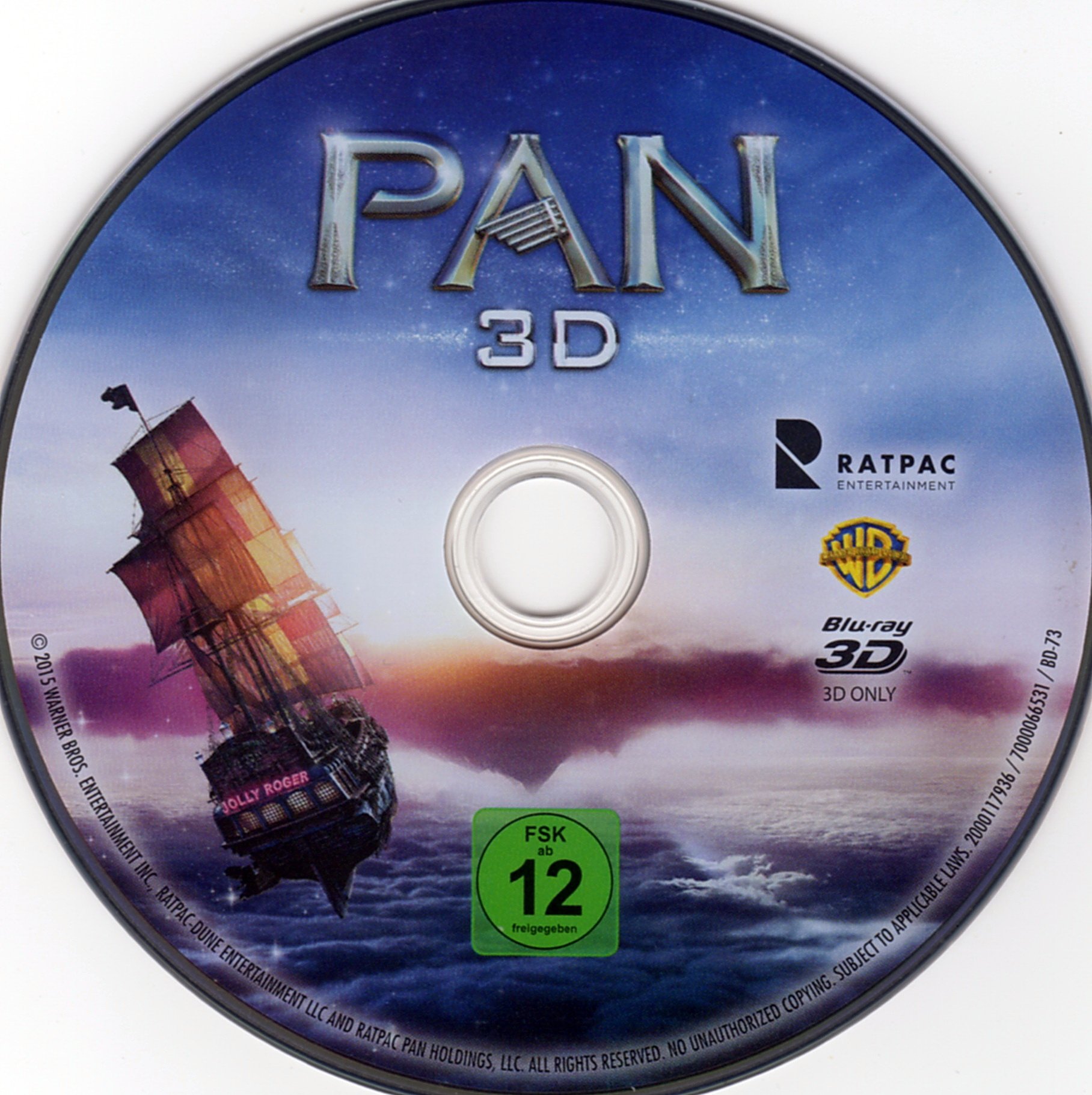 PAN 3D R2 German Label | Blu-Ray Covers | Cover Century | Over 1.000. ...
