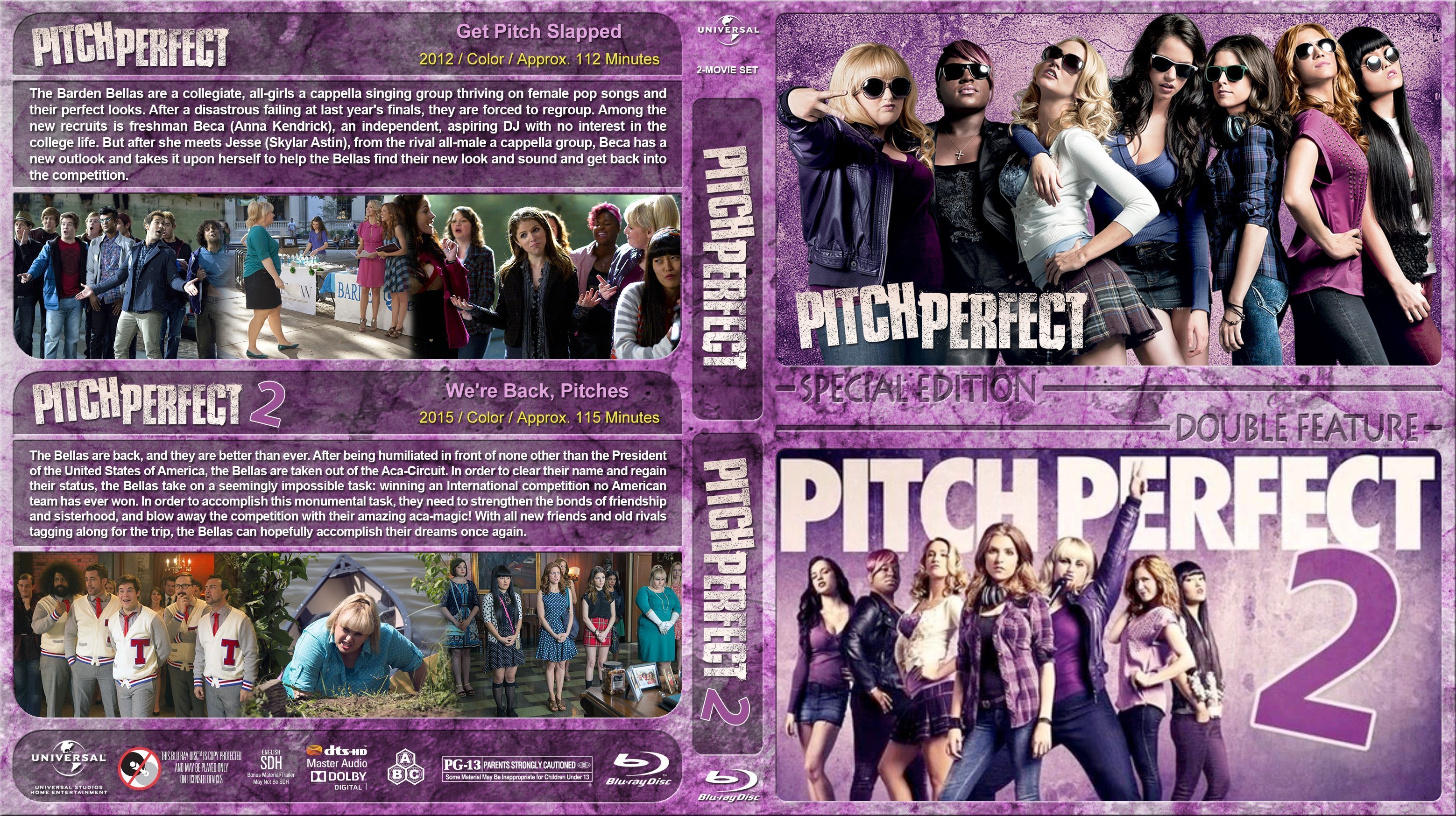 Pitch Perfect Double Feature R1 s | Blu-Ray Covers | Cover Century ...