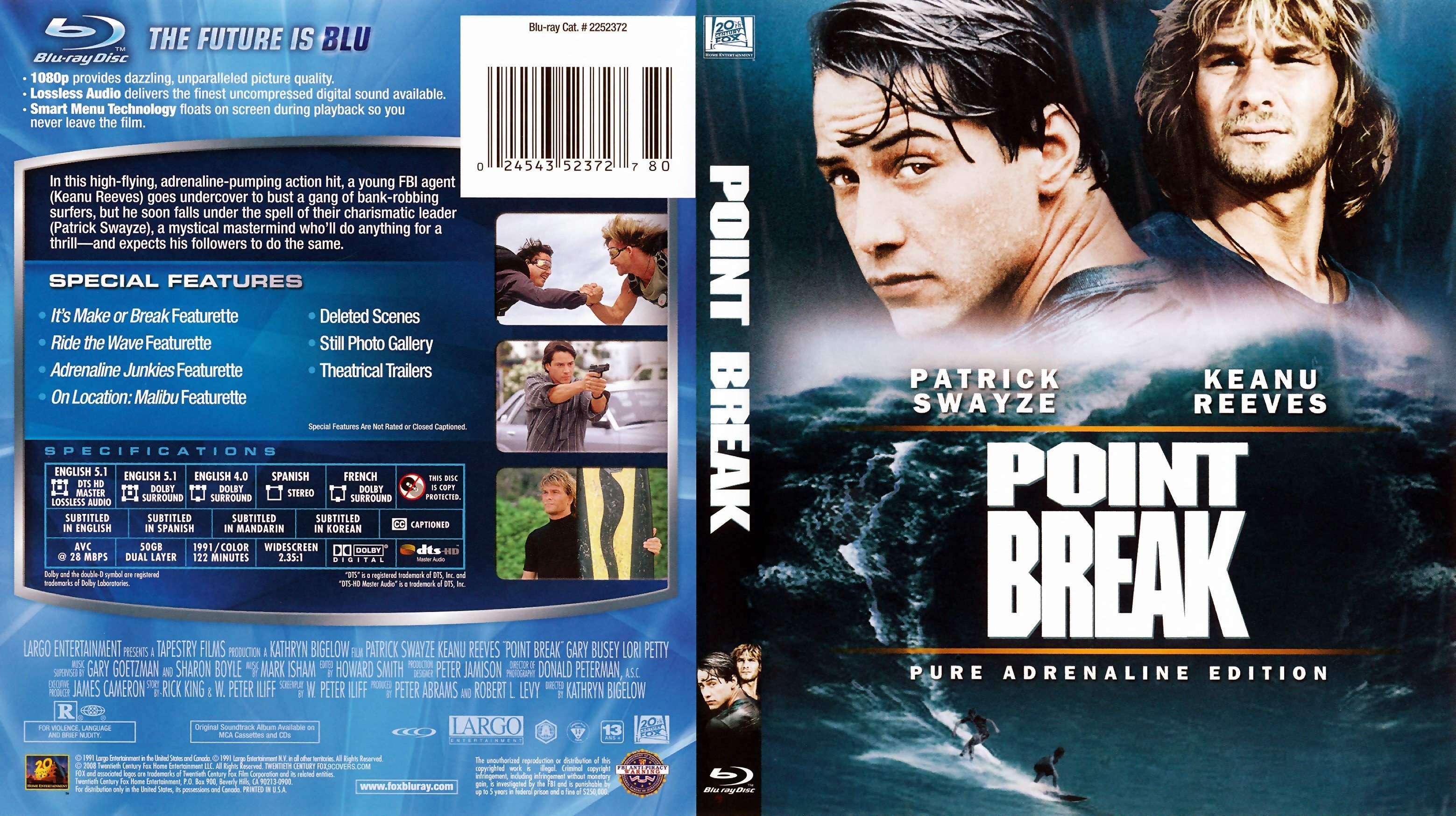 Point Break 1991 R1 | Blu-Ray Covers | Cover Century | Over 1.000.000 Album Art covers for free