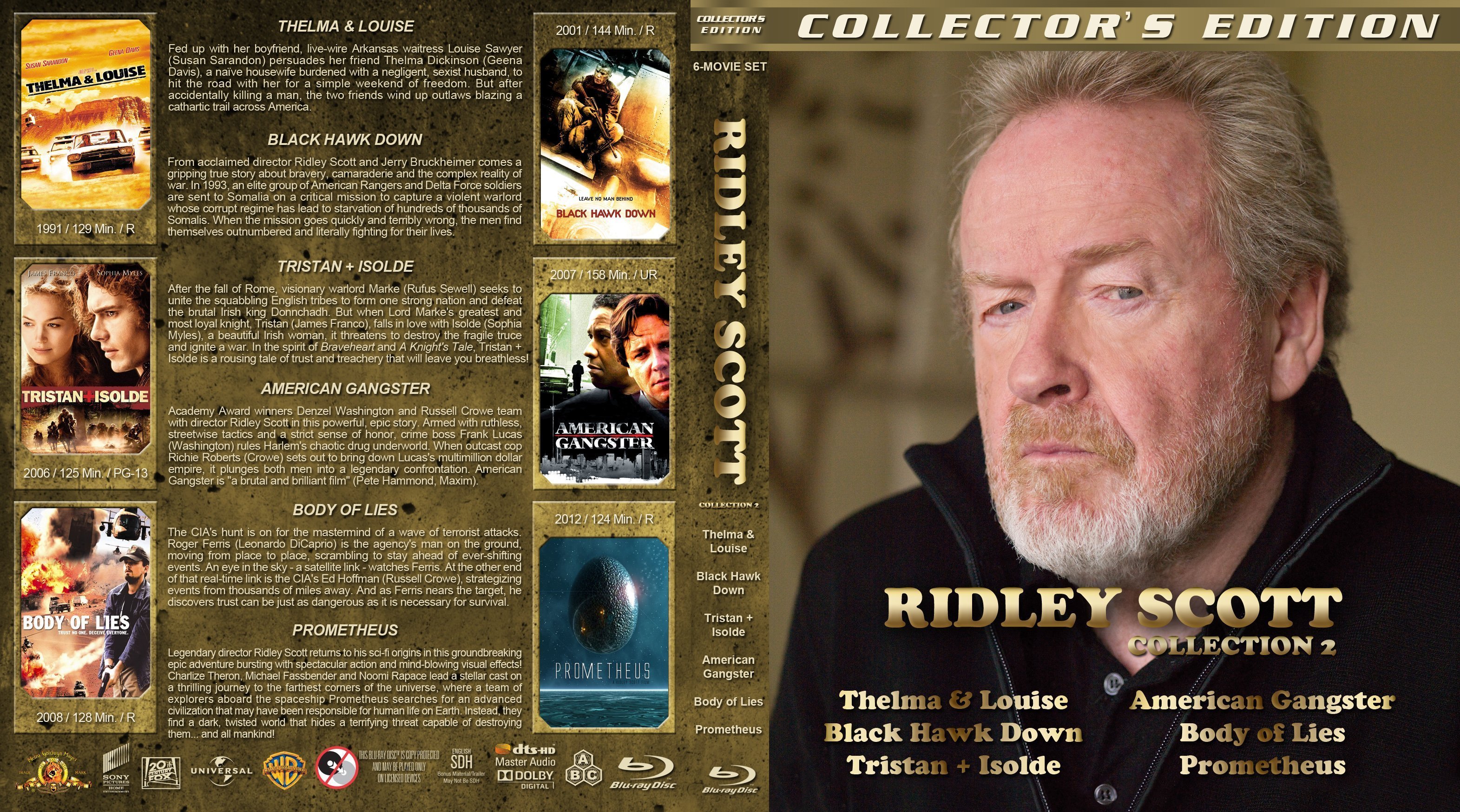 Ridley Scott Collection Volume 2 1991 R1 | Blu-Ray Covers | Cover ...