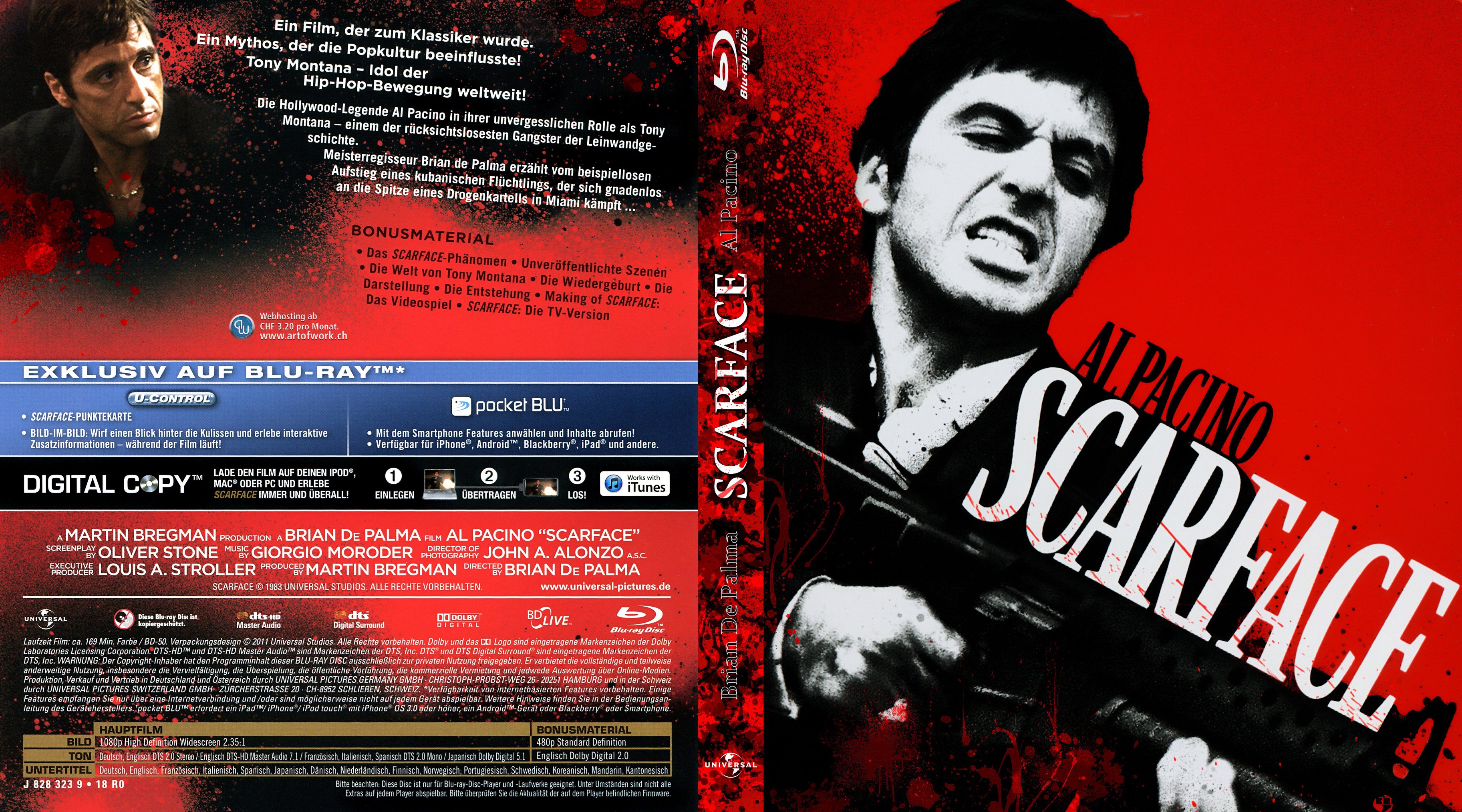 Scarface The World is Yours | Blu-Ray Covers | Cover Century | Over 1. ...